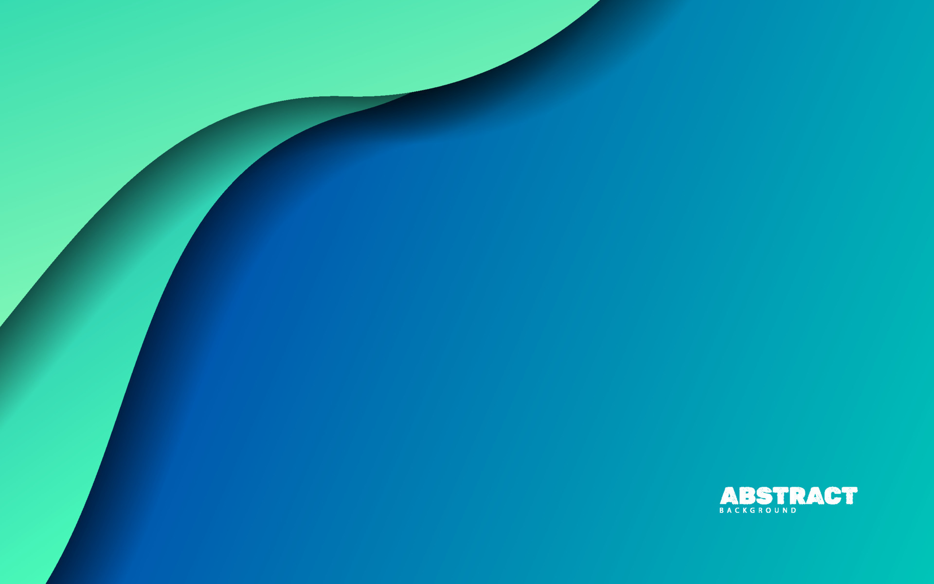 Abstract Wave Shape Papercut Blue Color Background 16279193 Vector Art