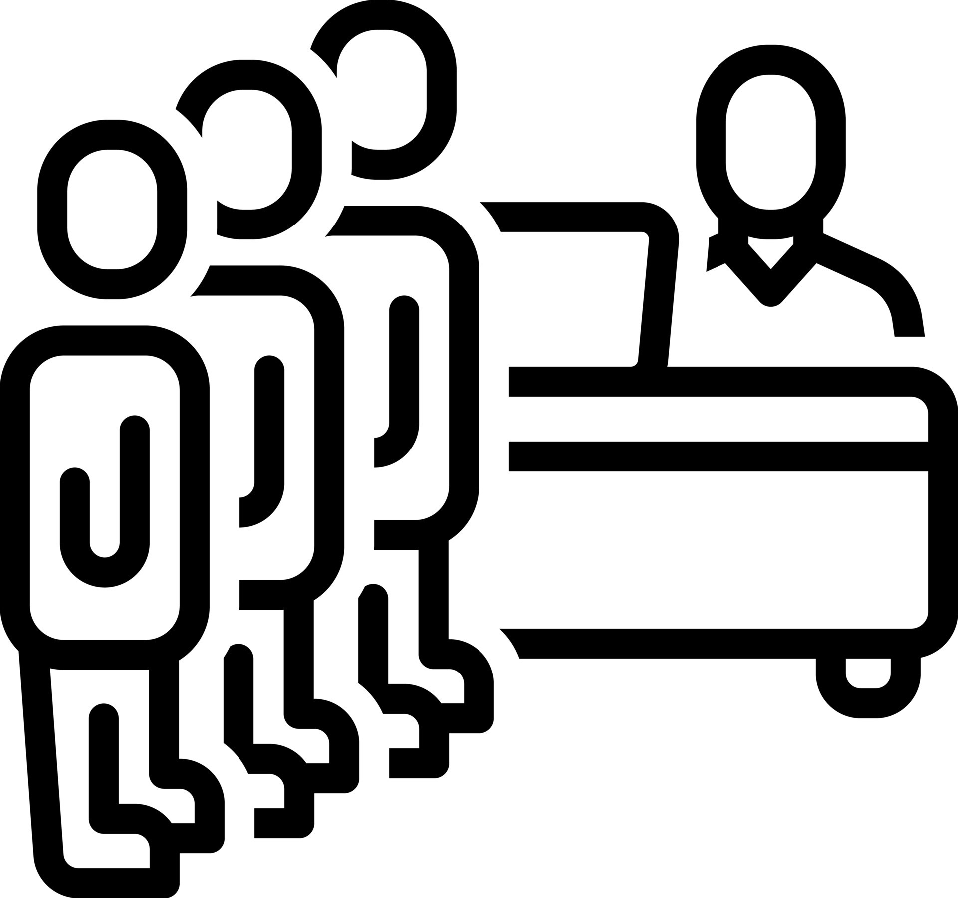 Line Icon For Queue 16279361 Vector Art At Vecteezy