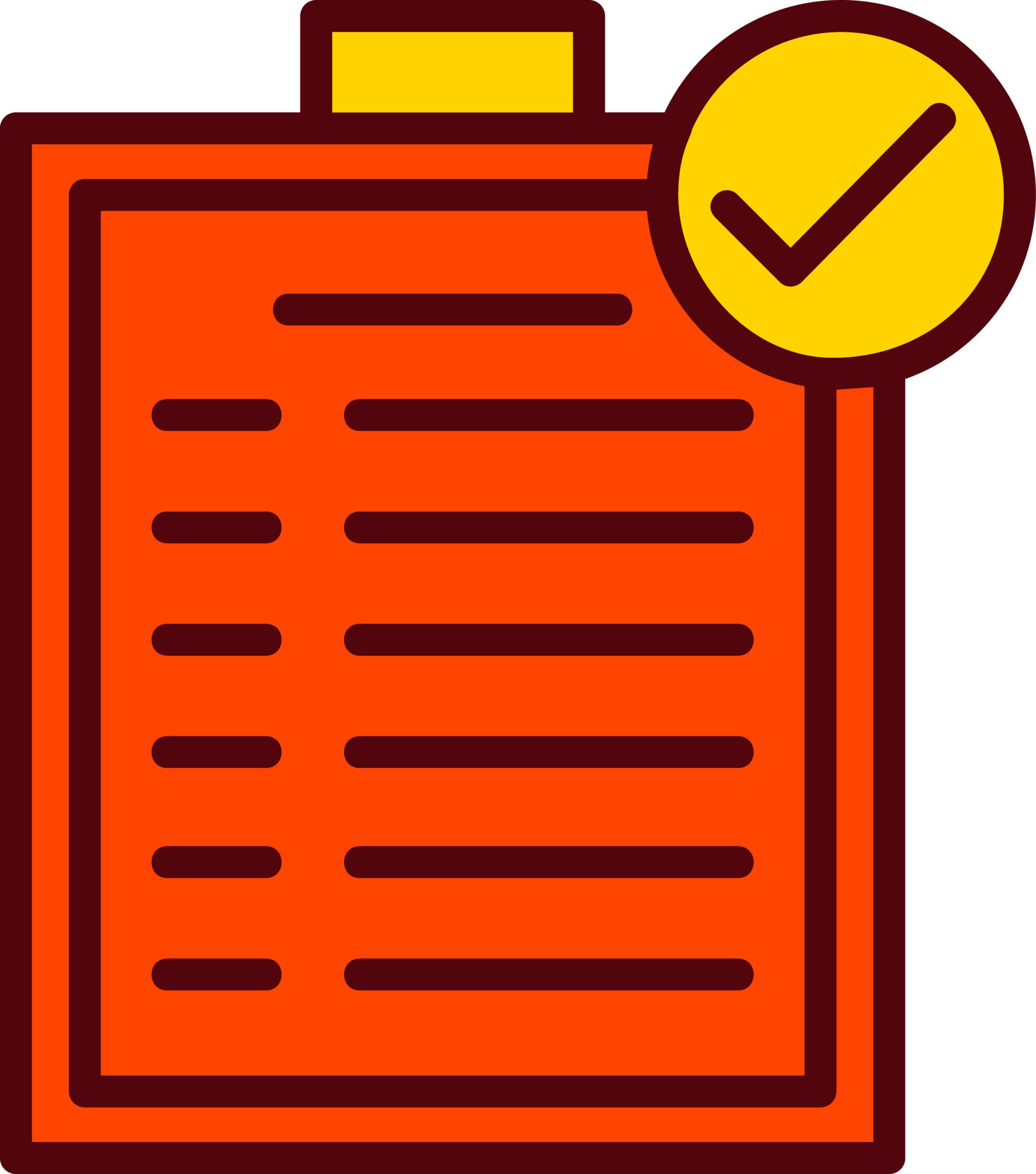 Completed Task Vector Icon 16280711 Vector Art at Vecteezy