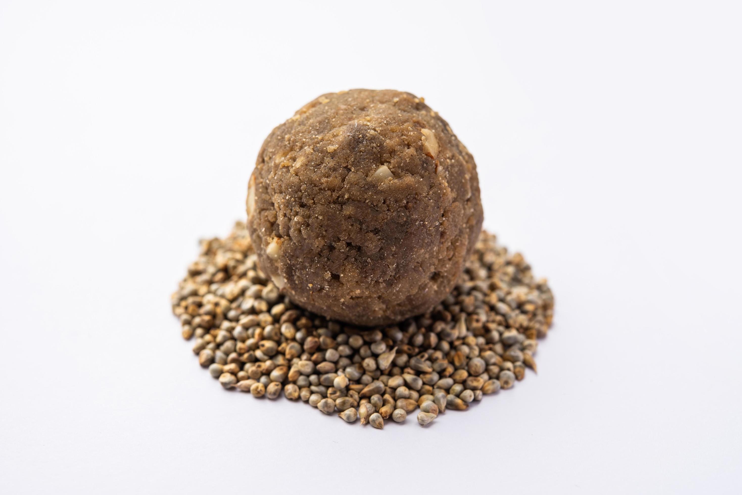 Bajra Atta Ladoo Or Kuler Laddoo Millet Flour Laddu A Popular Winter Sweet Snack Food From