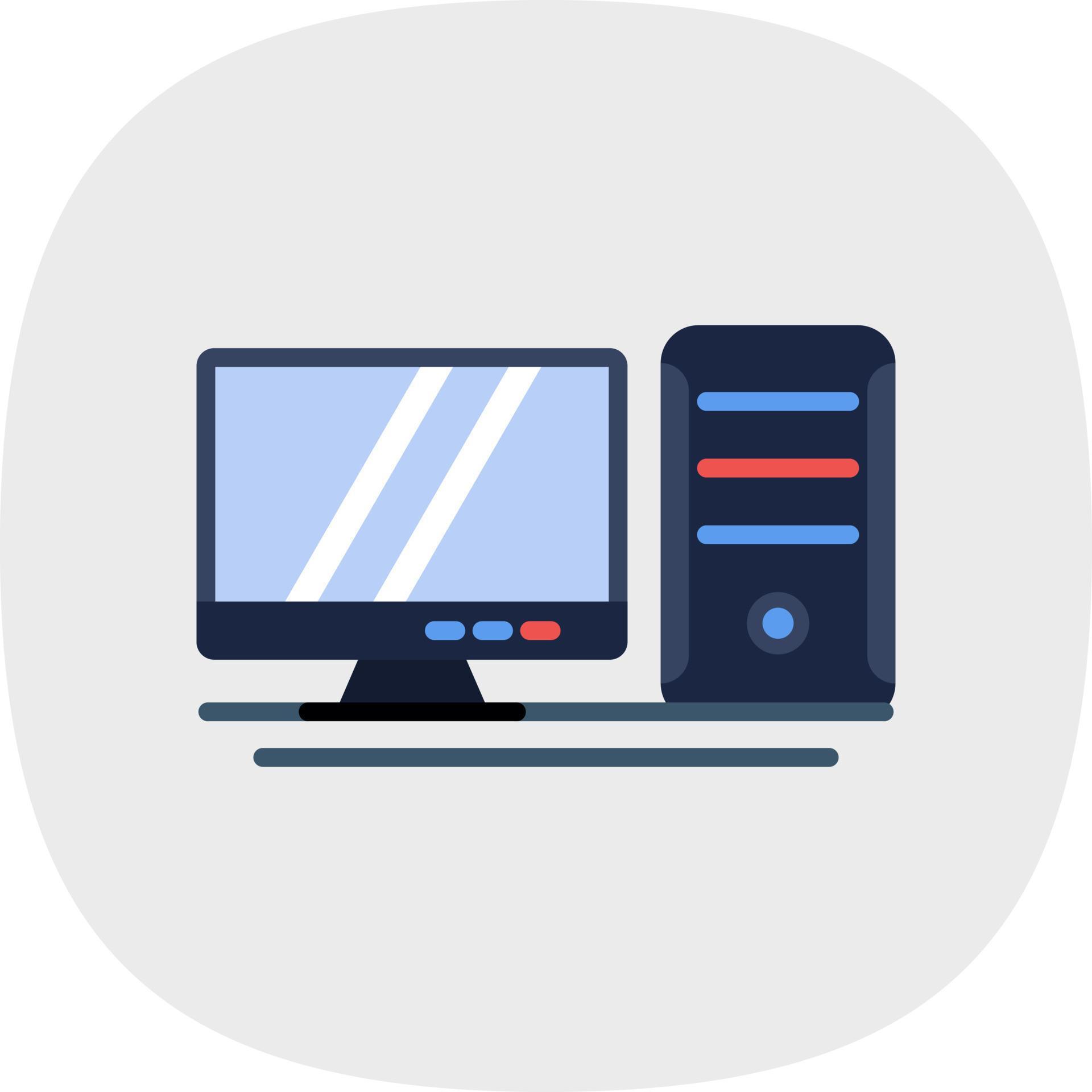 Computer Vector Icon Design 16284138 Vector Art at Vecteezy