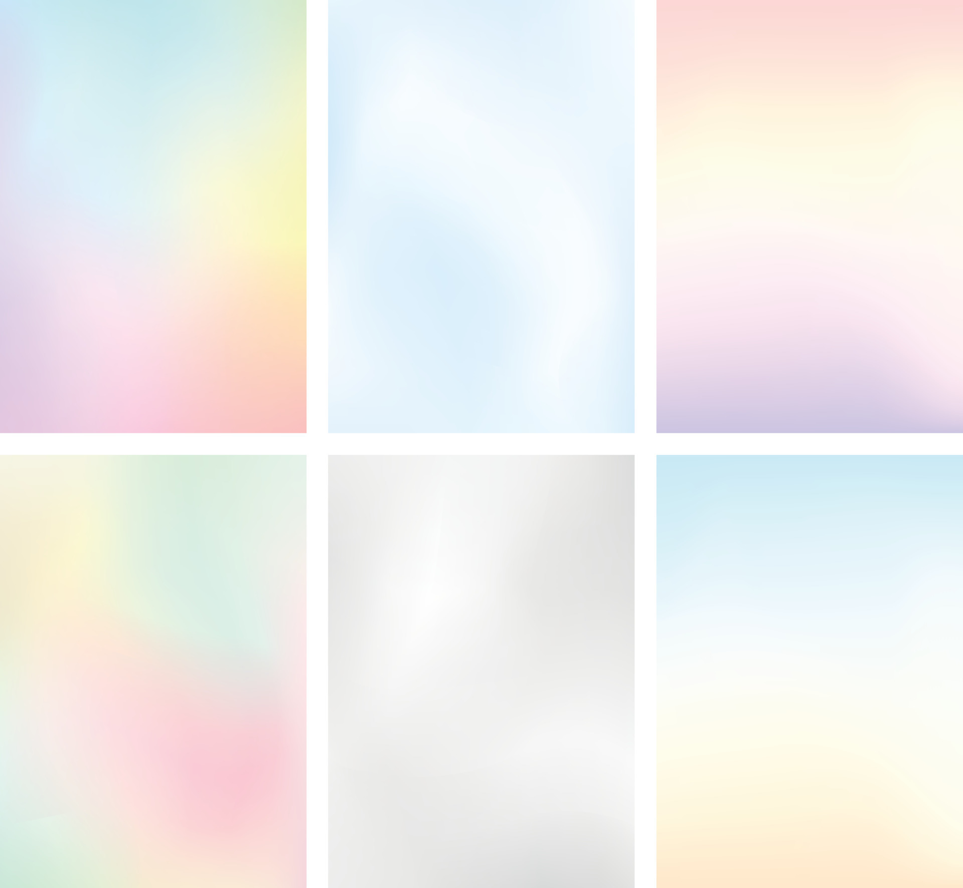 Abstract Blur Light Gradient Background Set A4 Portrait 16284262 Vector ...