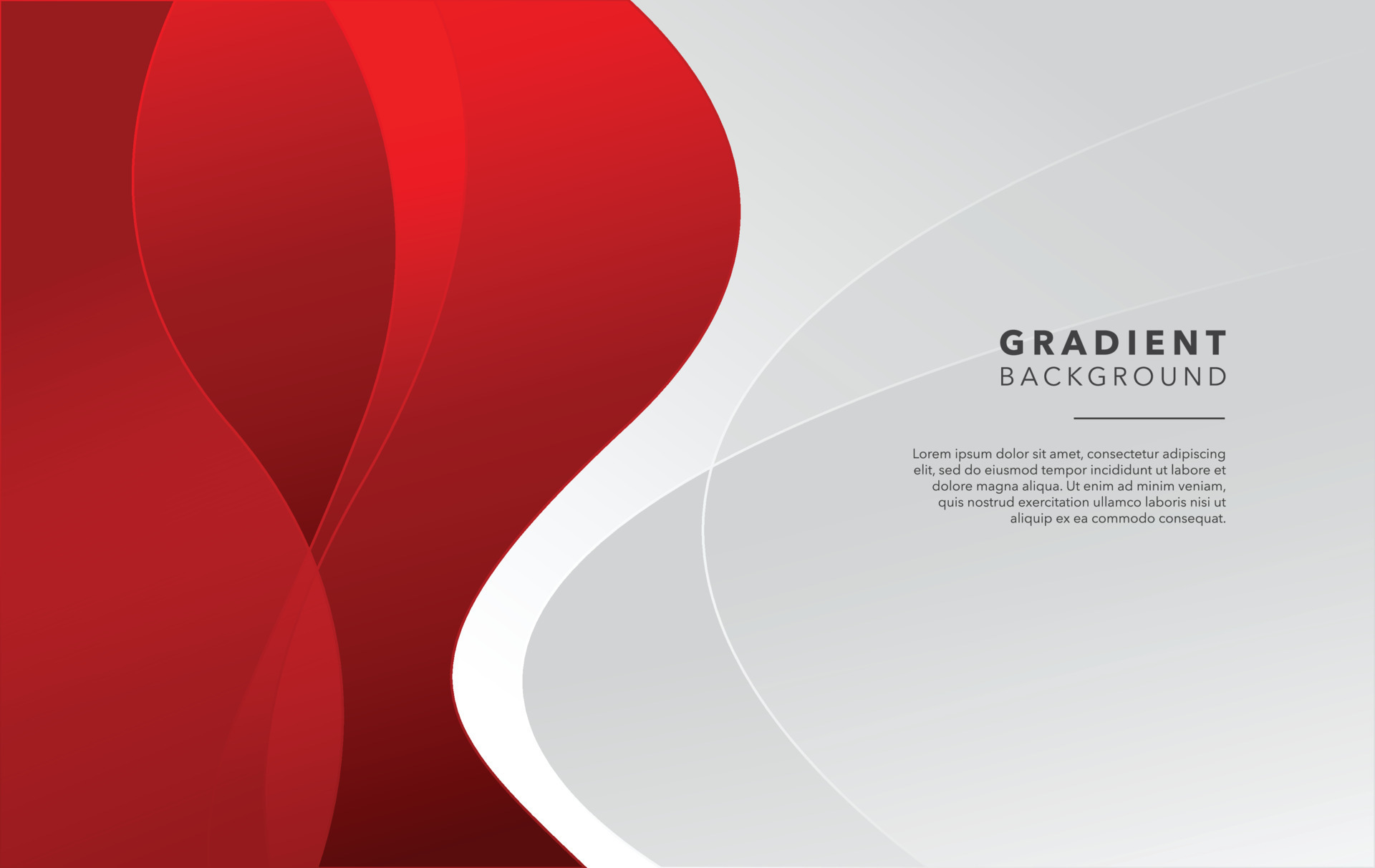 Red White Abstract Gradient Background 16284315 Vector Art At Vecteezy