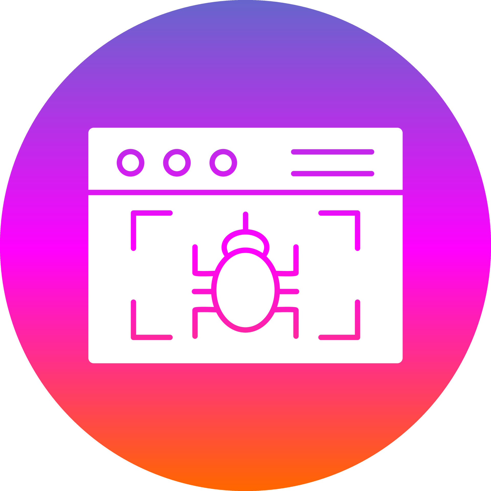 Virus Detection Vector Icon Design 16286063 Vector Art At Vecteezy