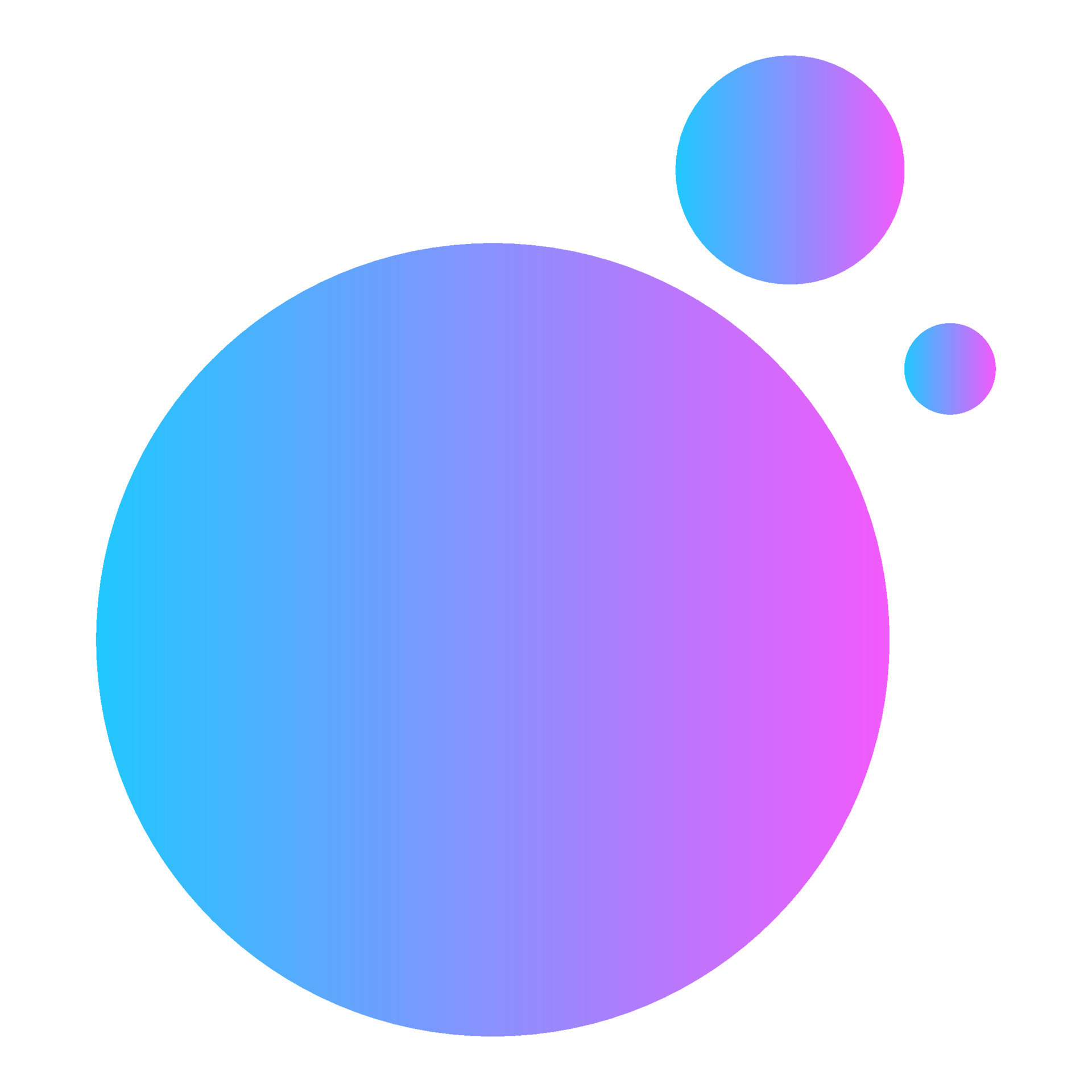 Blue purple linear gradient circles brochure element design. Vector ...