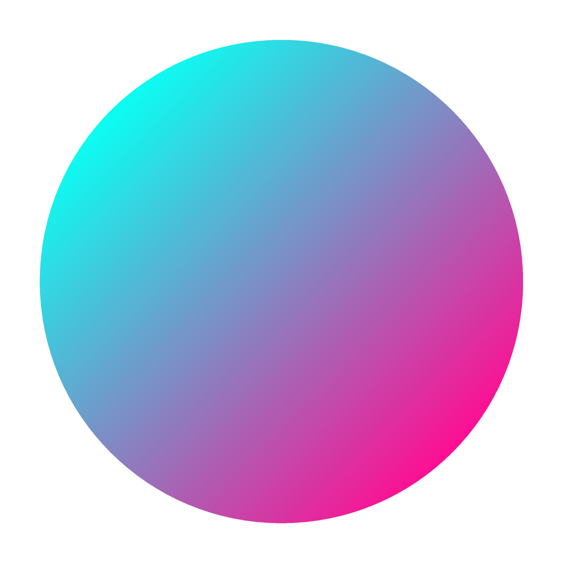 Blue Pink Linear Gradient Circle Brochure Element Design Smooth Transition Vector Illustration