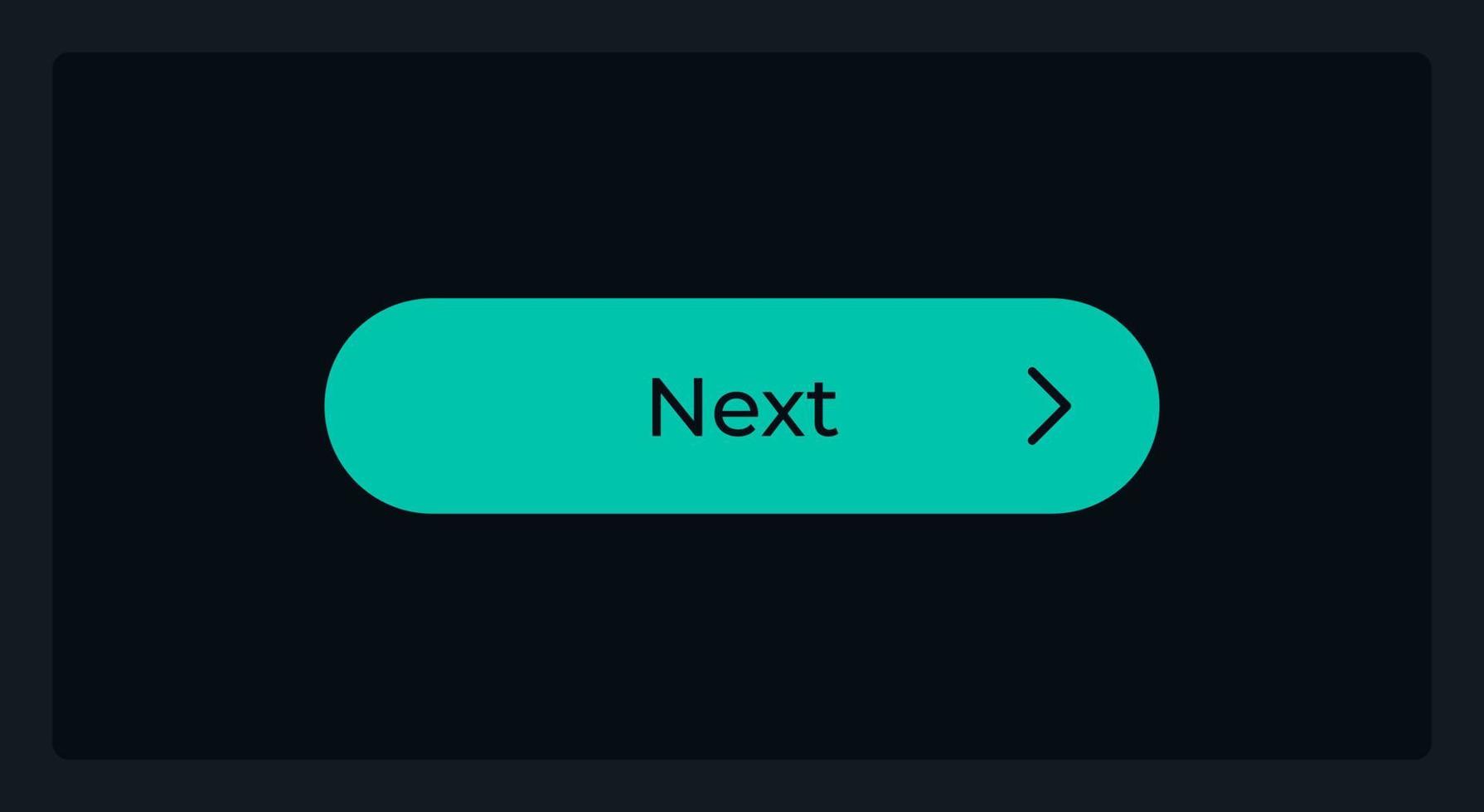 Active next step button UI element template. Editable isolated vector ... Active next step button UI element template. Editable isolated vector ...