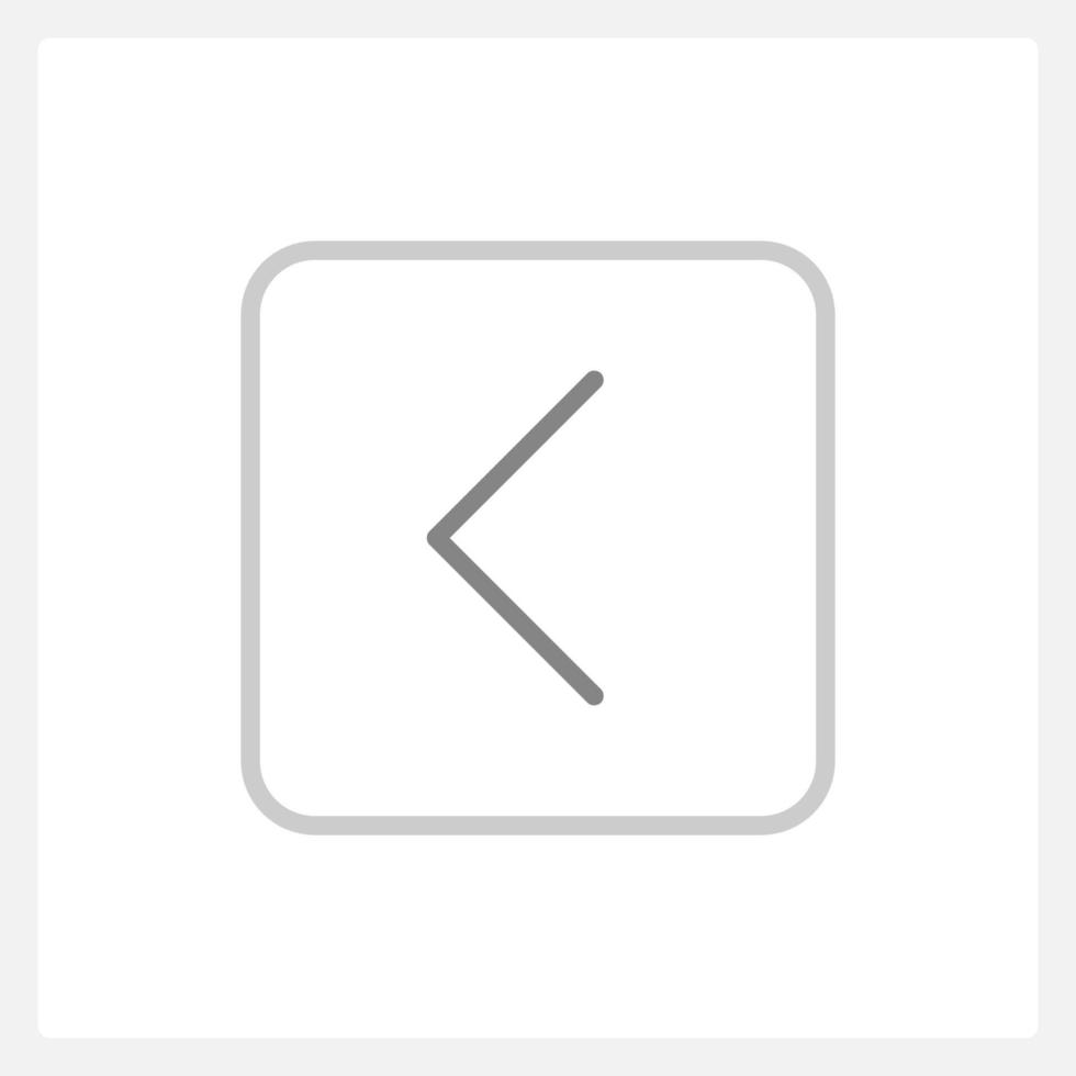 Normal Back Arrow Button Ui Element Template Editable Isolated Vector Dashboard Component Flat