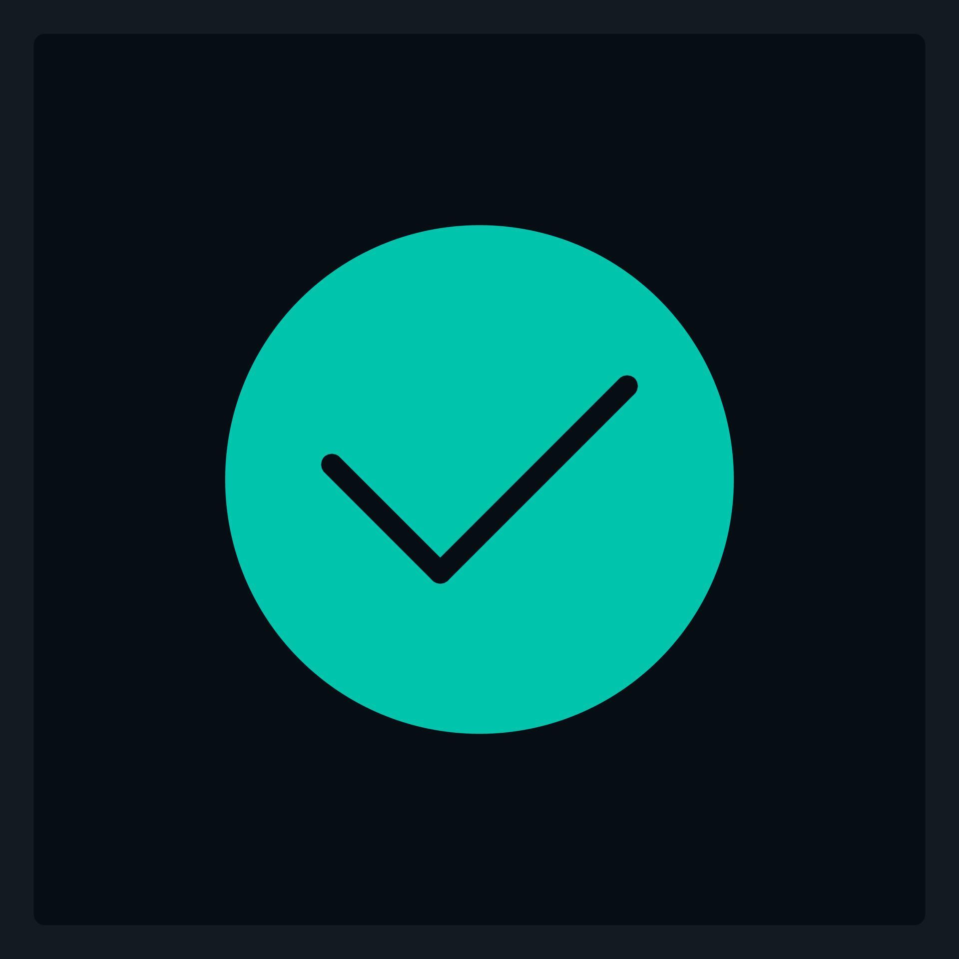 Active success button UI element template. Editable isolated vector dashboard component. Flat ...