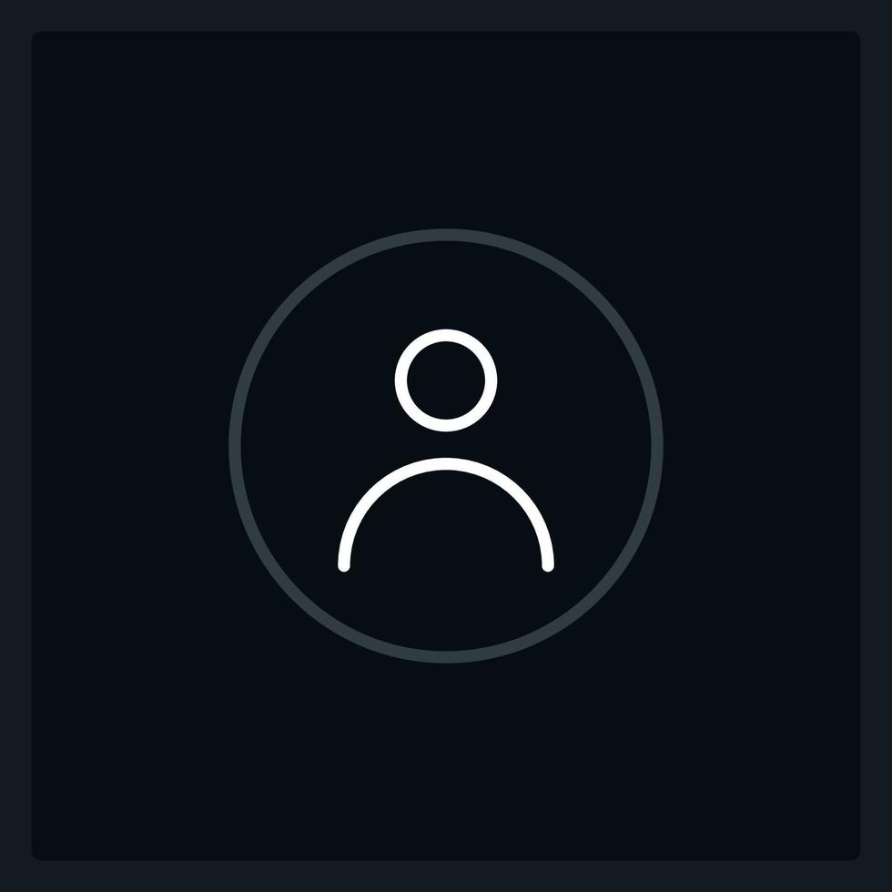 Profile Avatar Ui Element Template User Account Editable Isolated Vector Dashboard Component