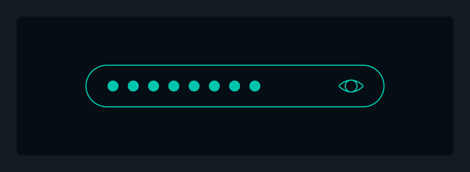 Reliable Password Input Ui Element Template Editable Isolated Vector Dashboard Component Flat