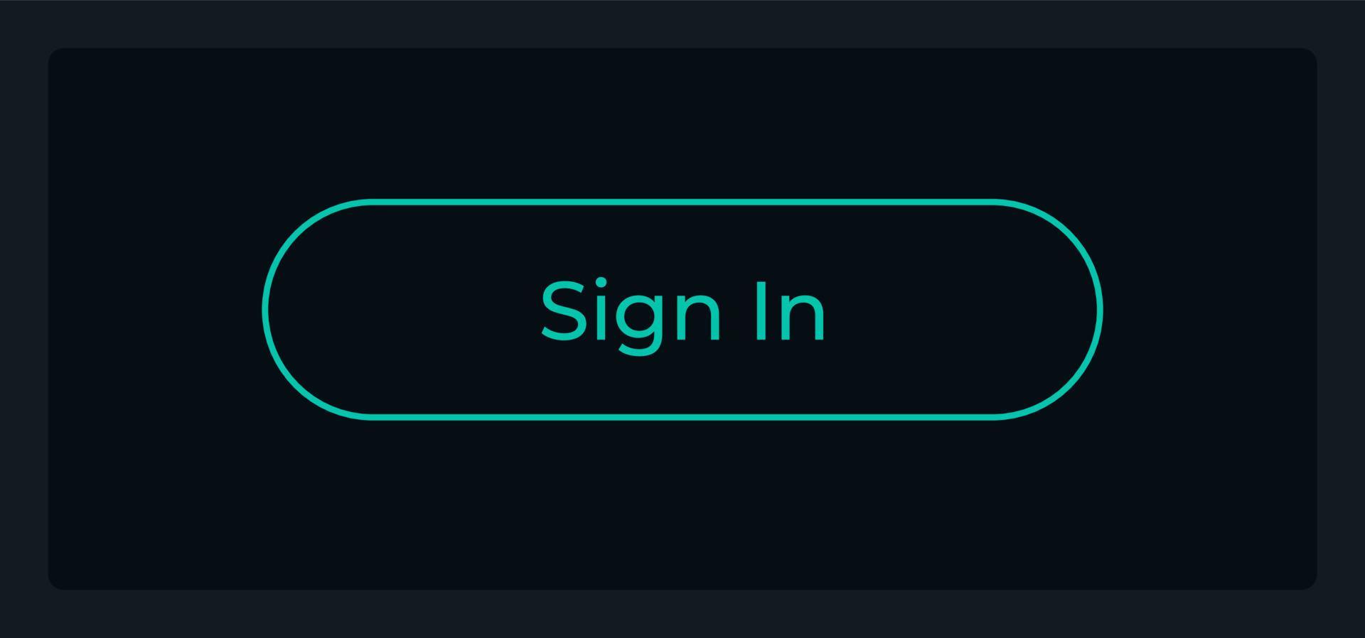 Sign In Ui Element Template Personal Account Editable Isolated Vector