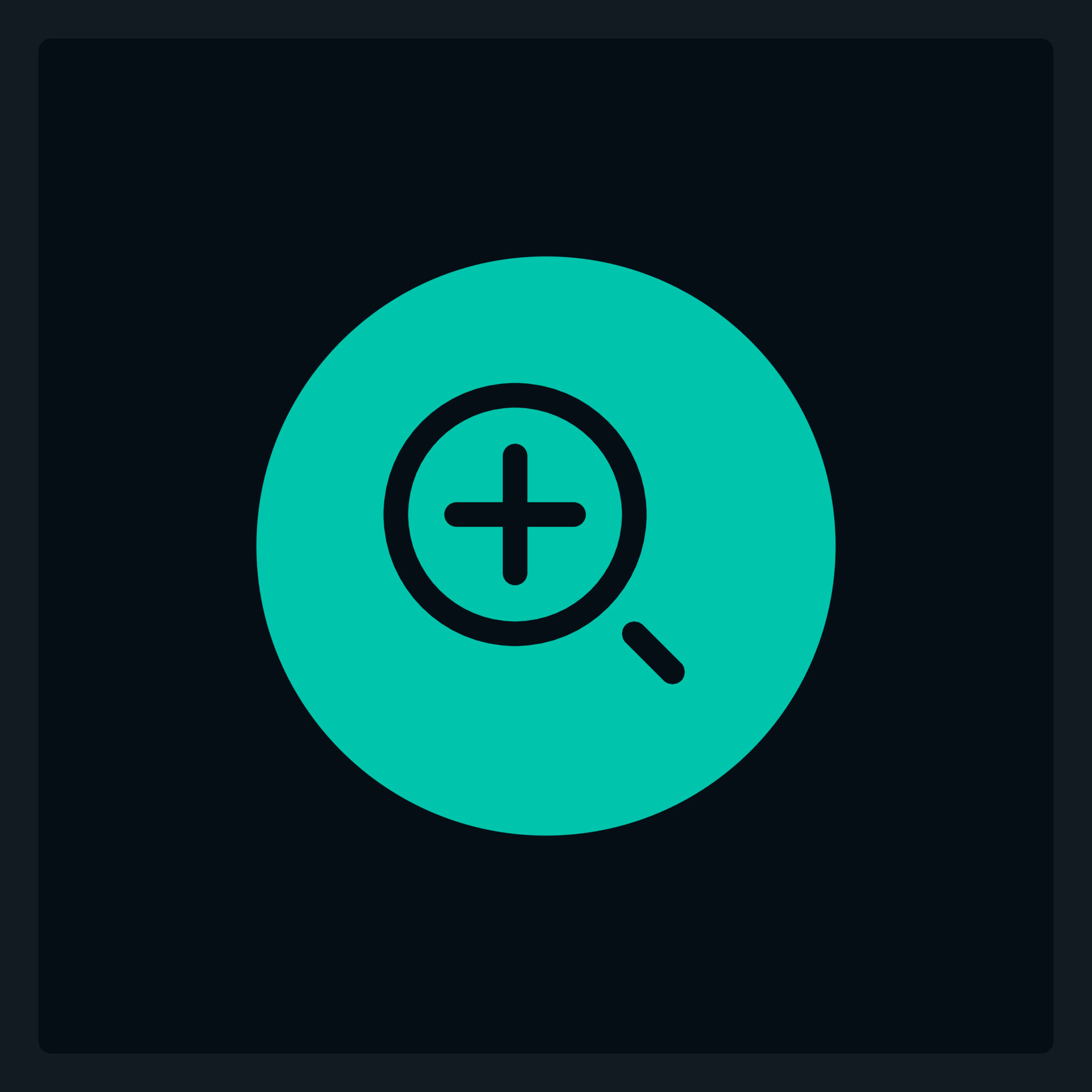 Active zoom more button UI element template. Editable isolated vector dashboard component. Flat ...