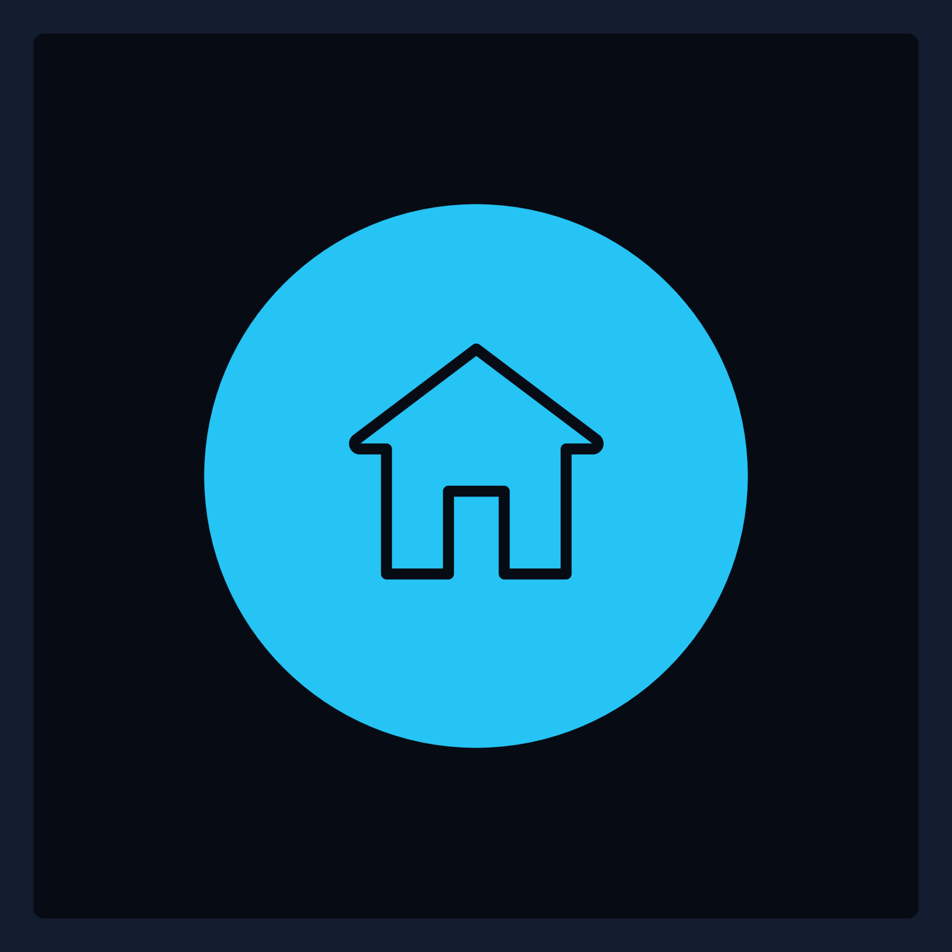 Active Homepage Button Ui Element Template Editable Isolated Vector Dashboard Component Flat