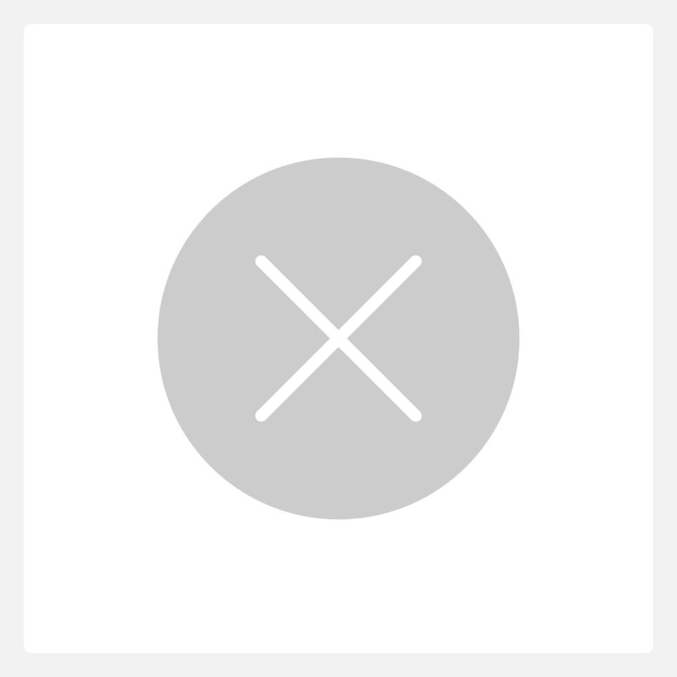 Shut Down Button Ui Element Template Editable Isolated Vector Dashboard Component Flat User