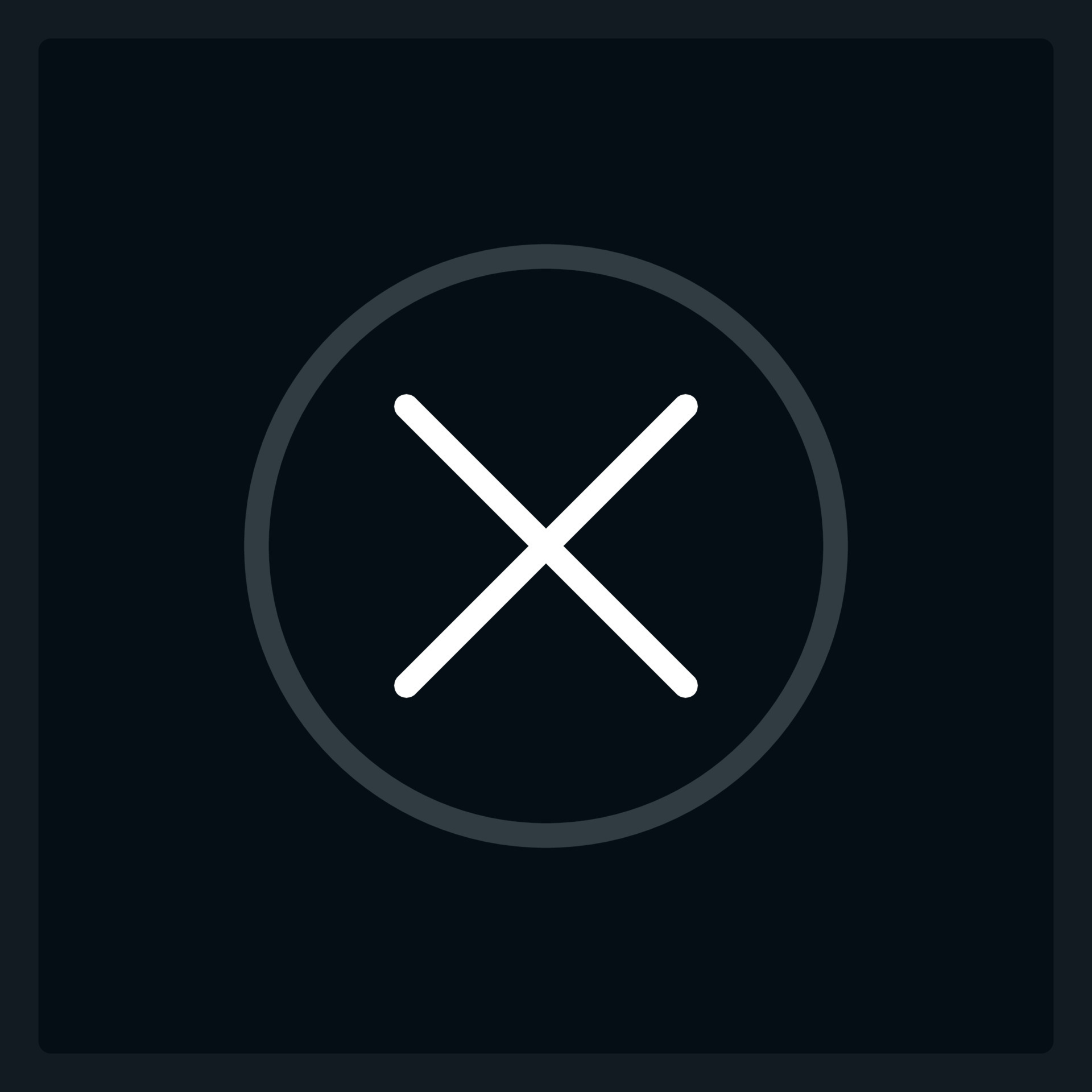 Hover Cancel Button Ui Element Template Editable Isolated Vector Dashboard Component Flat User