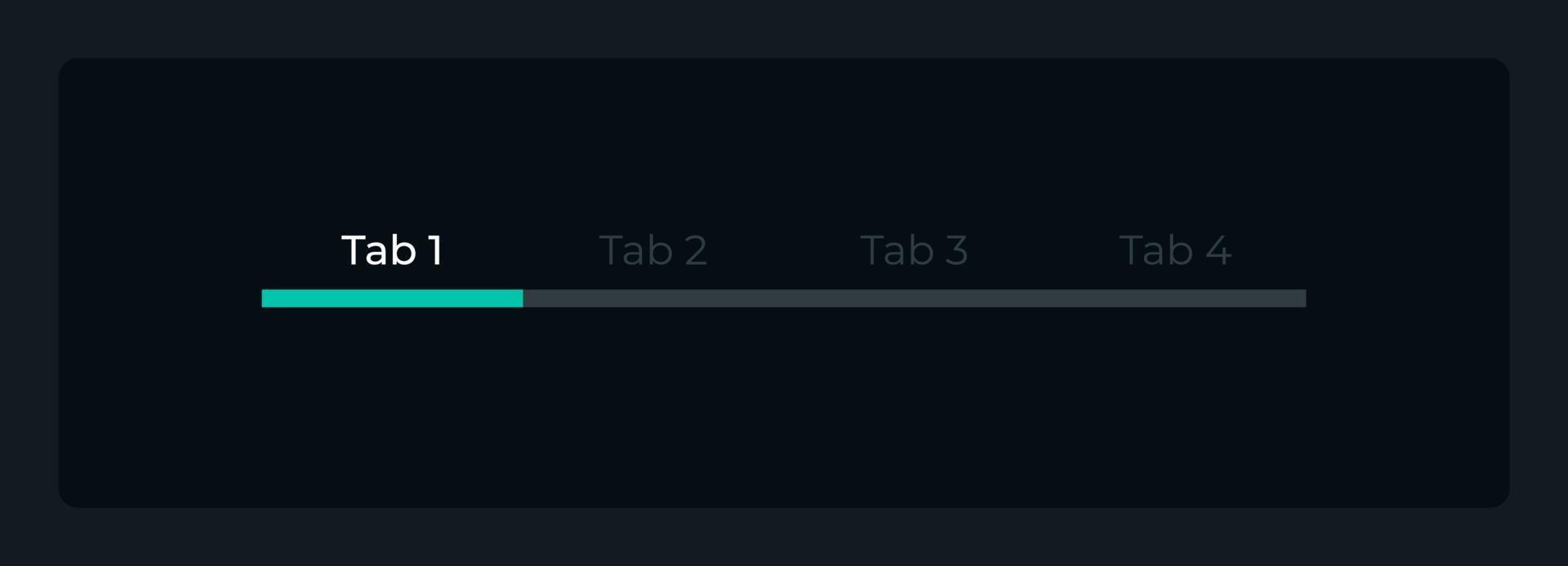 Menu Bar With Tabs Ui Element Template Editable Isolated Vector Dashboard Component Flat User