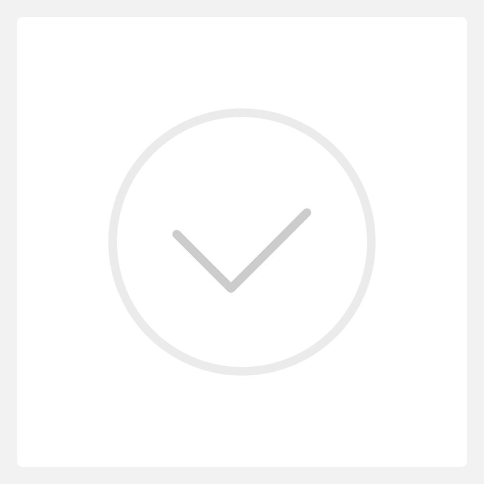 Inactive Accept Button Ui Element Template Editable Isolated Vector Dashboard Component Flat