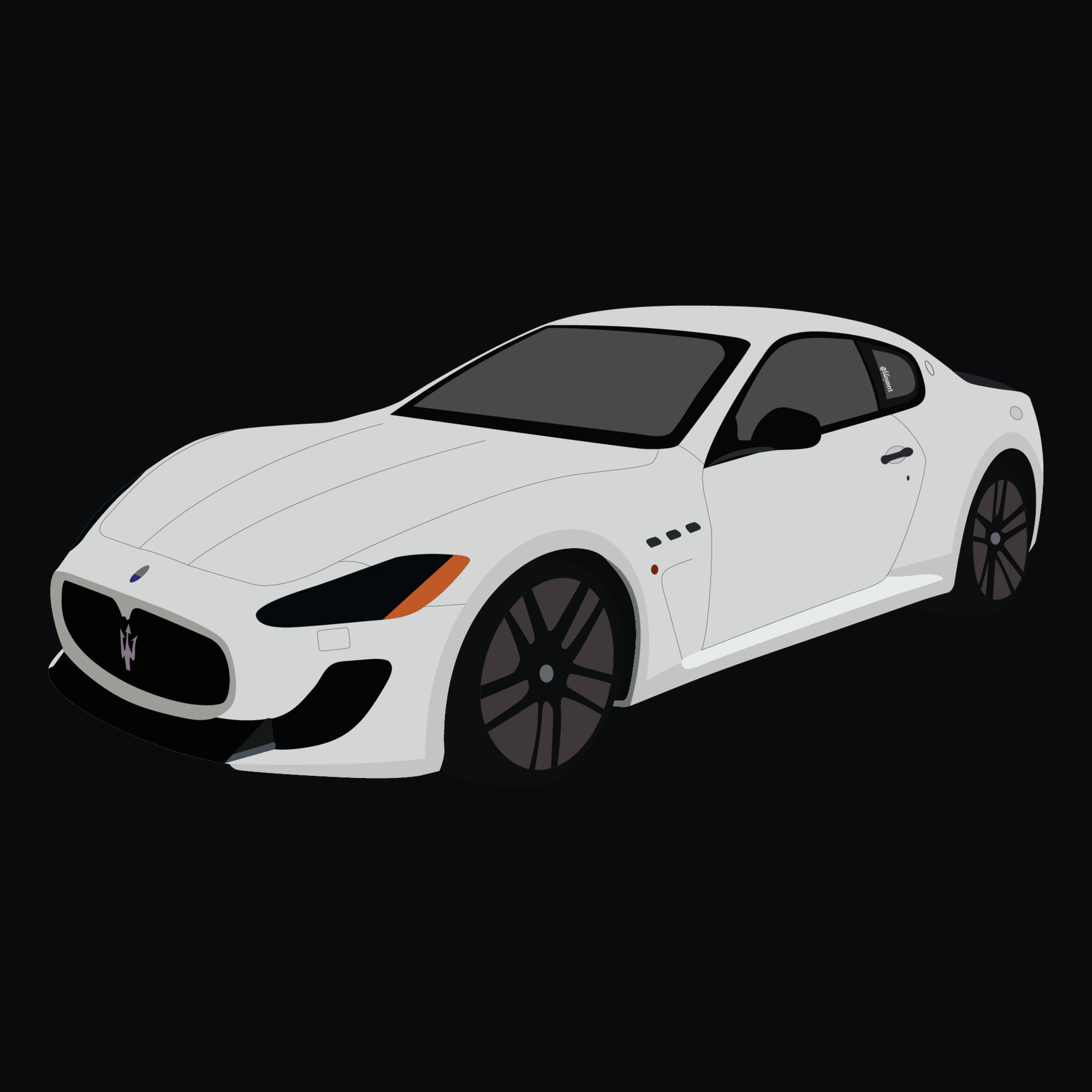 Maserati GTMC Stradale 16297223 Vector Art at Vecteezy