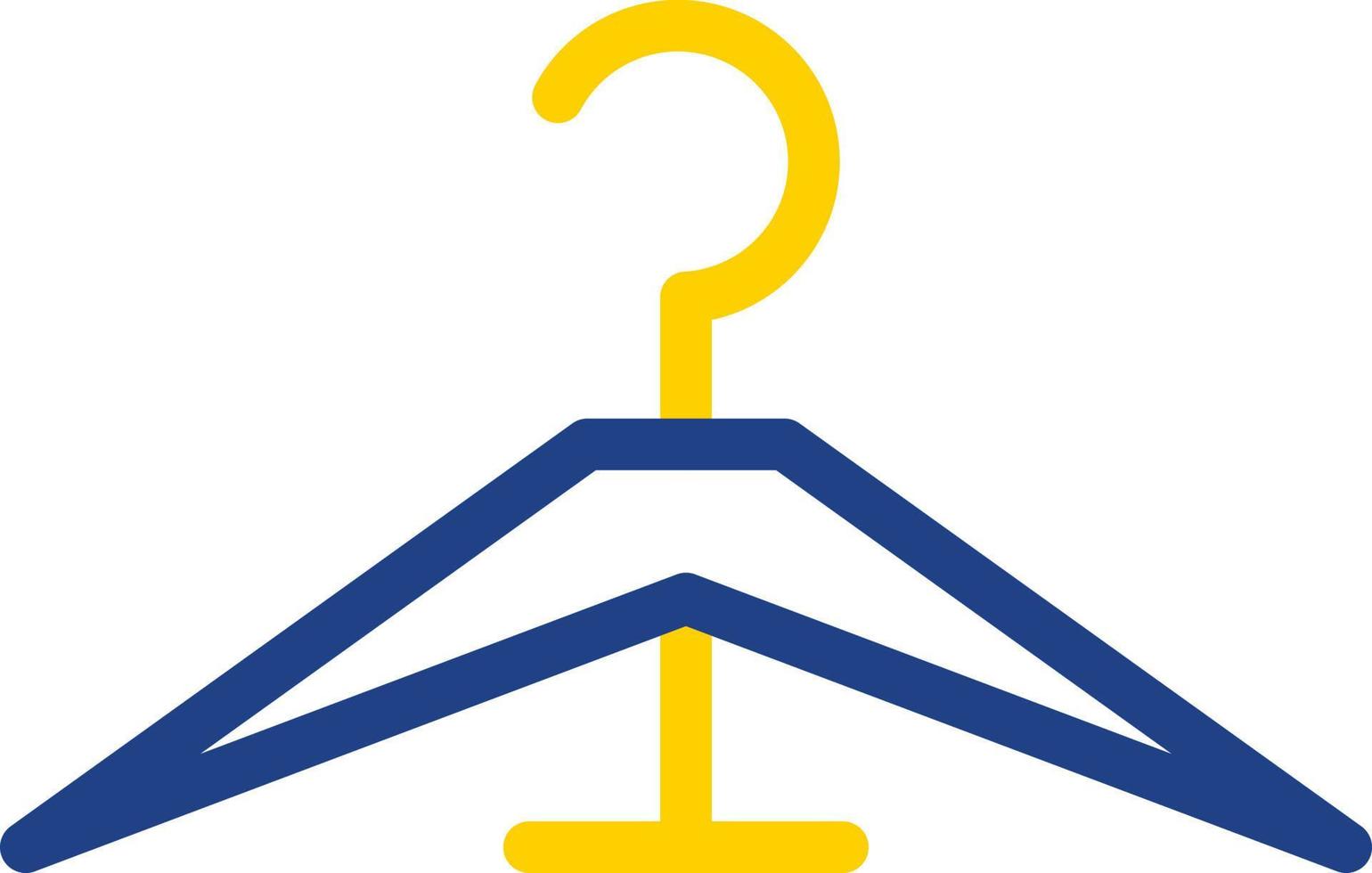 Clothes Hanger Vector Icon Design 16298707 Vector Art At Vecteezy