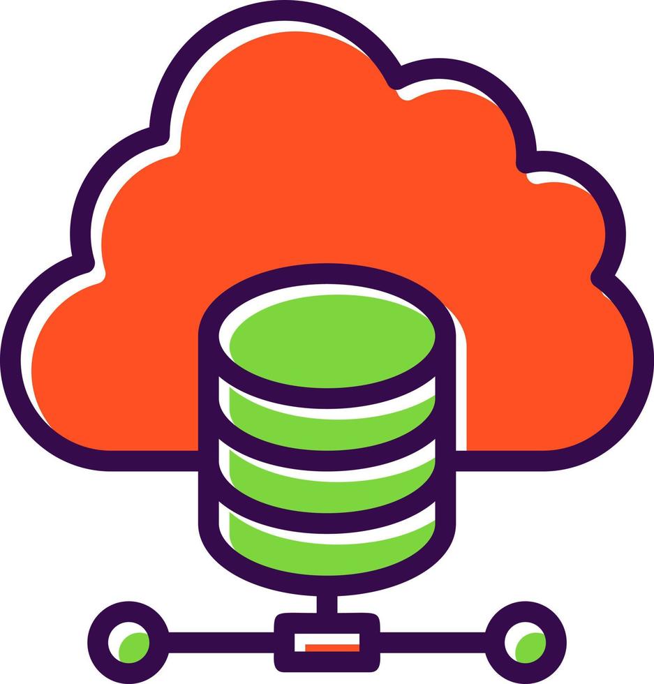 Cloud Database Vector Icon Design 16299954 Vector Art at Vecteezy