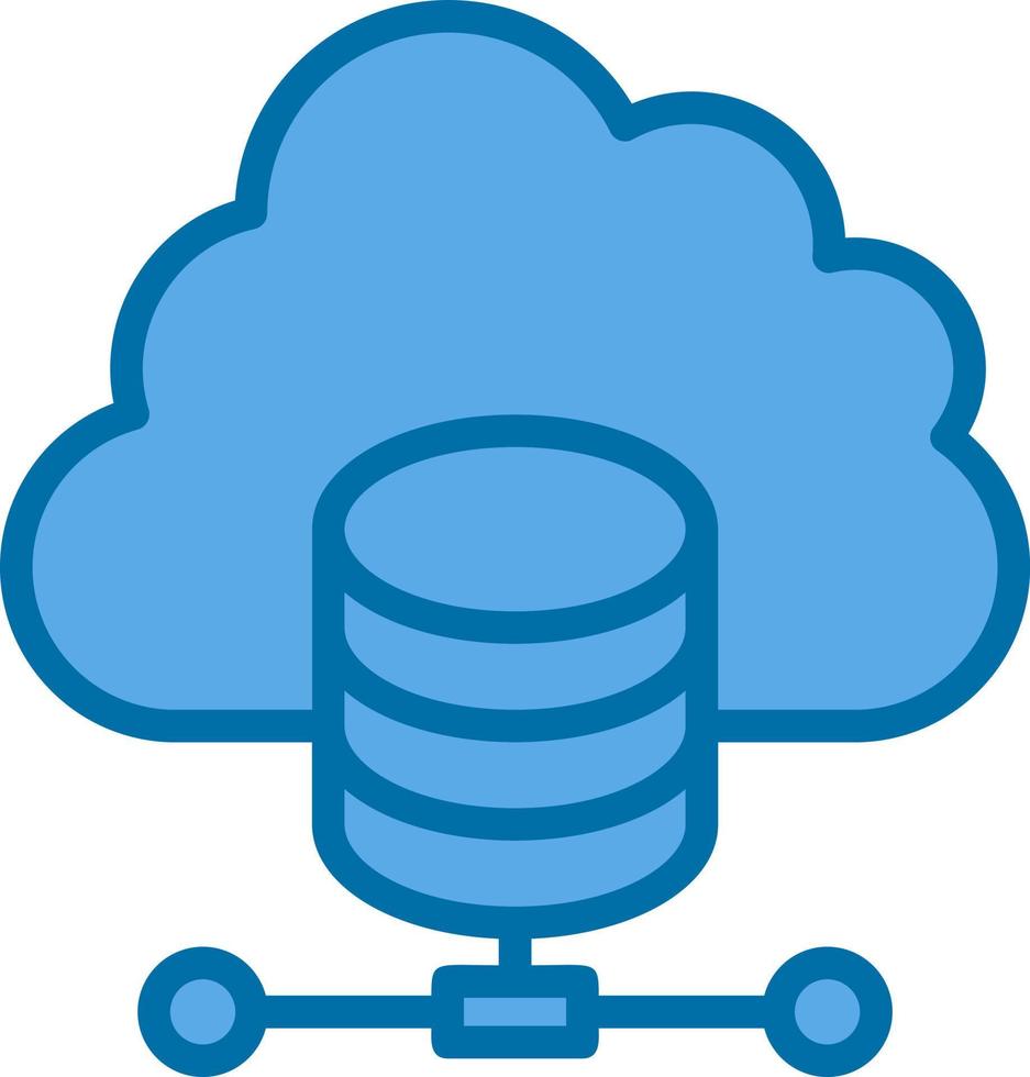 Cloud Database Vector Icon Design 16300335 Vector Art at Vecteezy