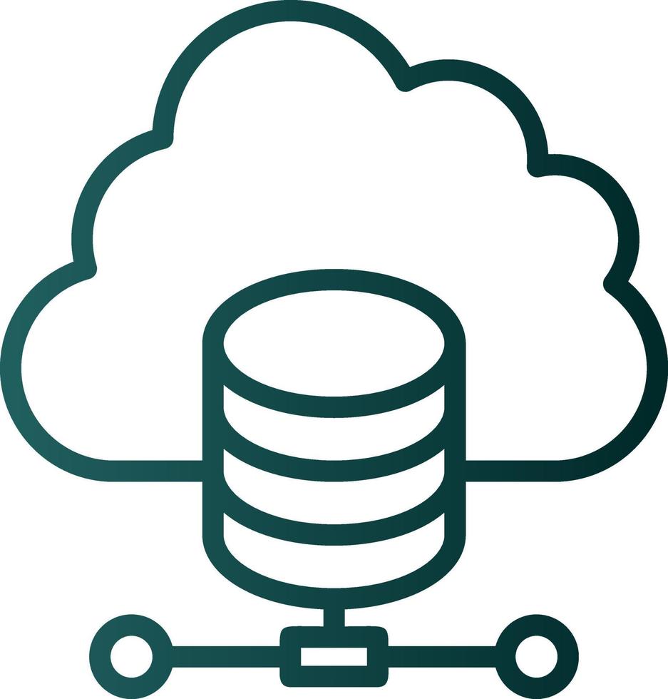 Cloud Database Vector Icon Design 16300359 Vector Art At Vecteezy