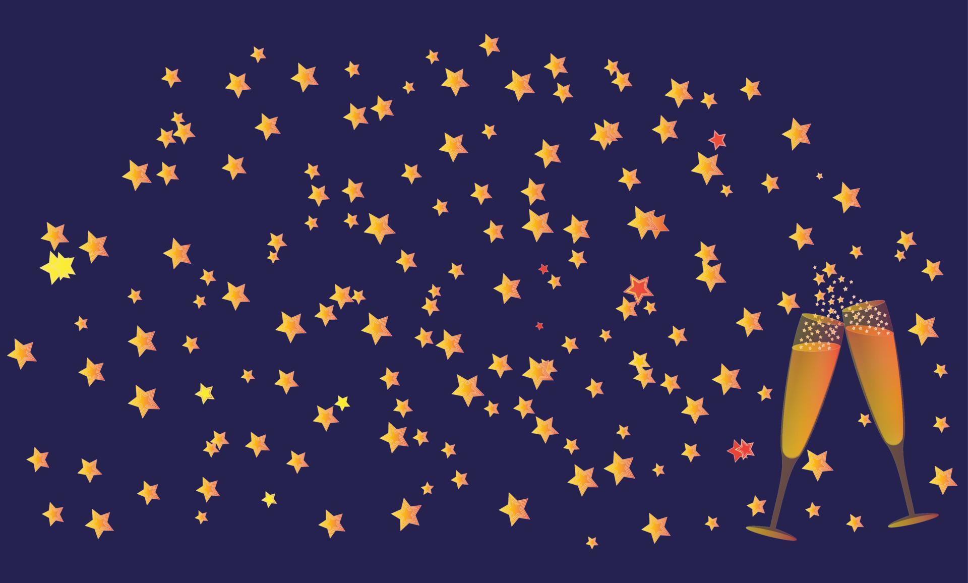 Yellow, gold, orange sparkles symbols vector. The set of original vector stars sparkle icon ...
