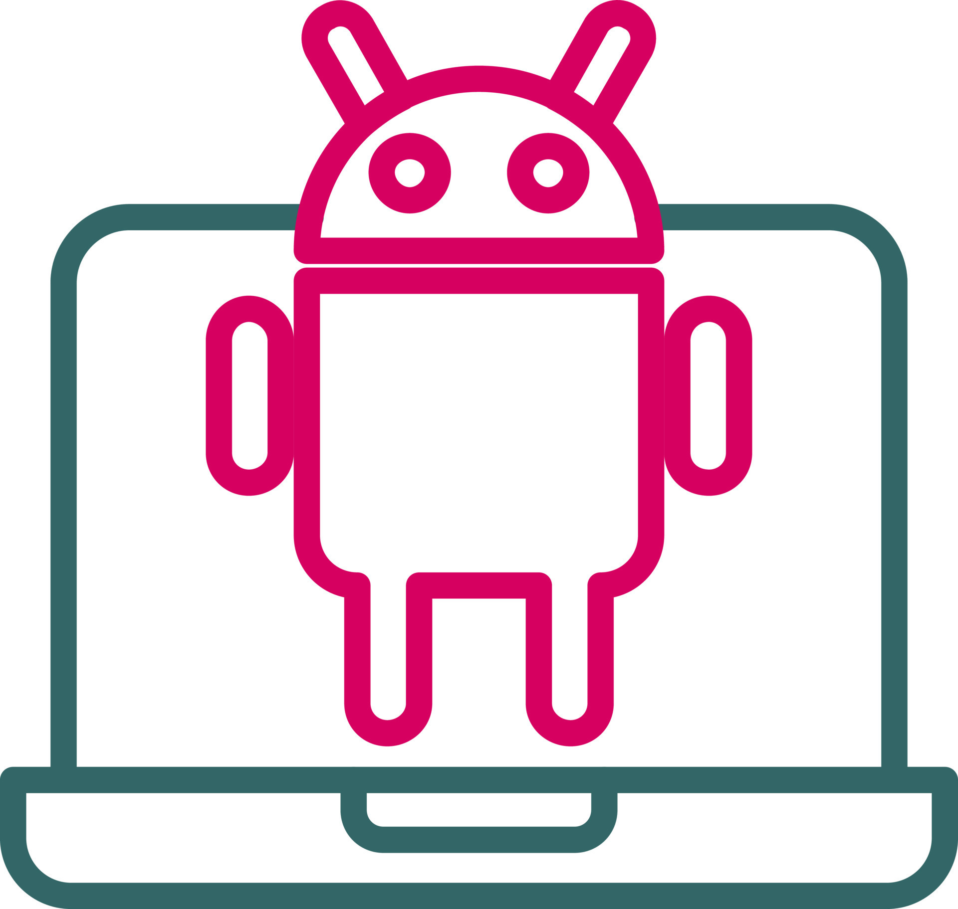 Android Vector Icon 16304314 Vector Art at Vecteezy
