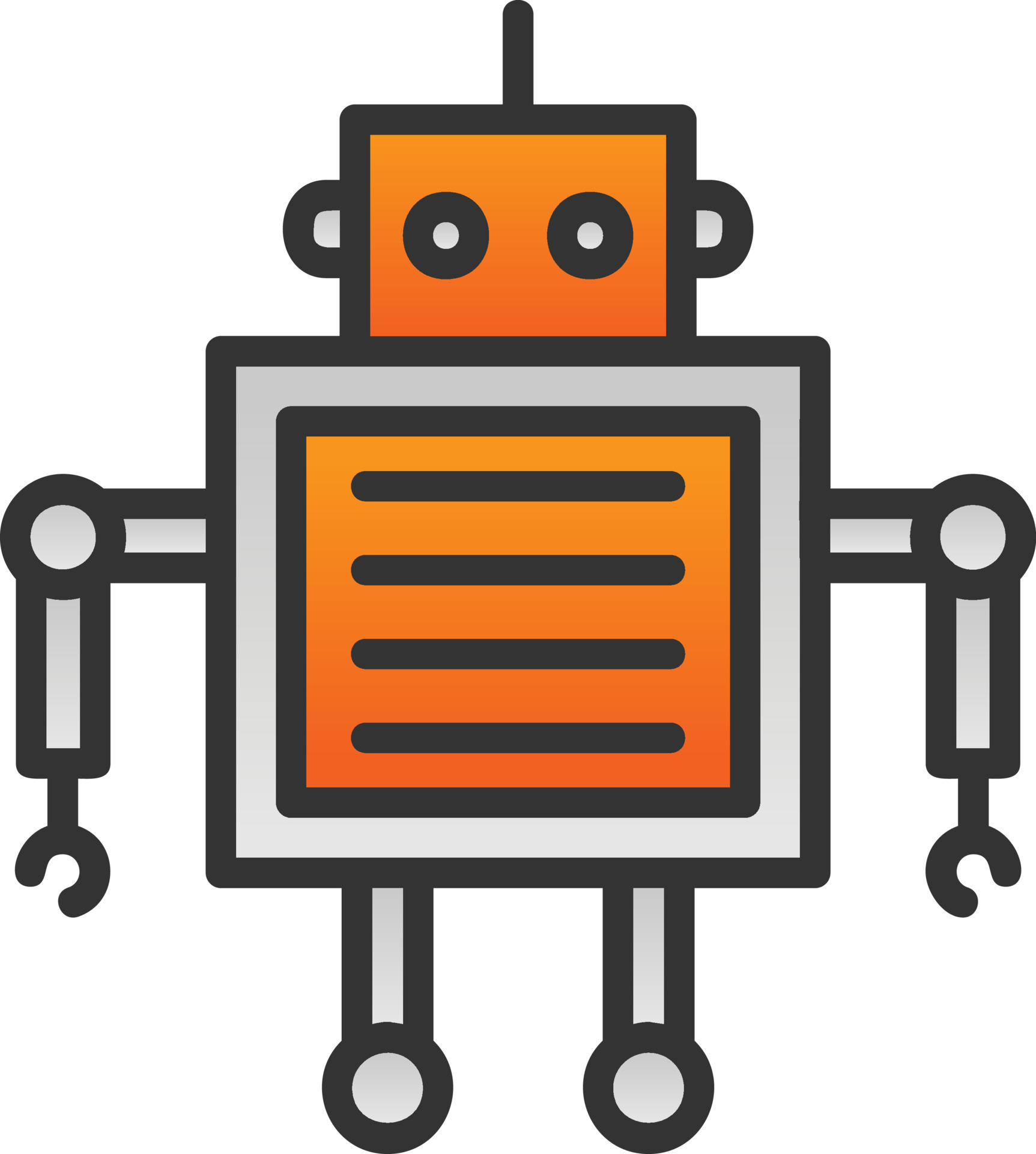 Robotics Vector Icon Design 16305409 Vector Art at Vecteezy