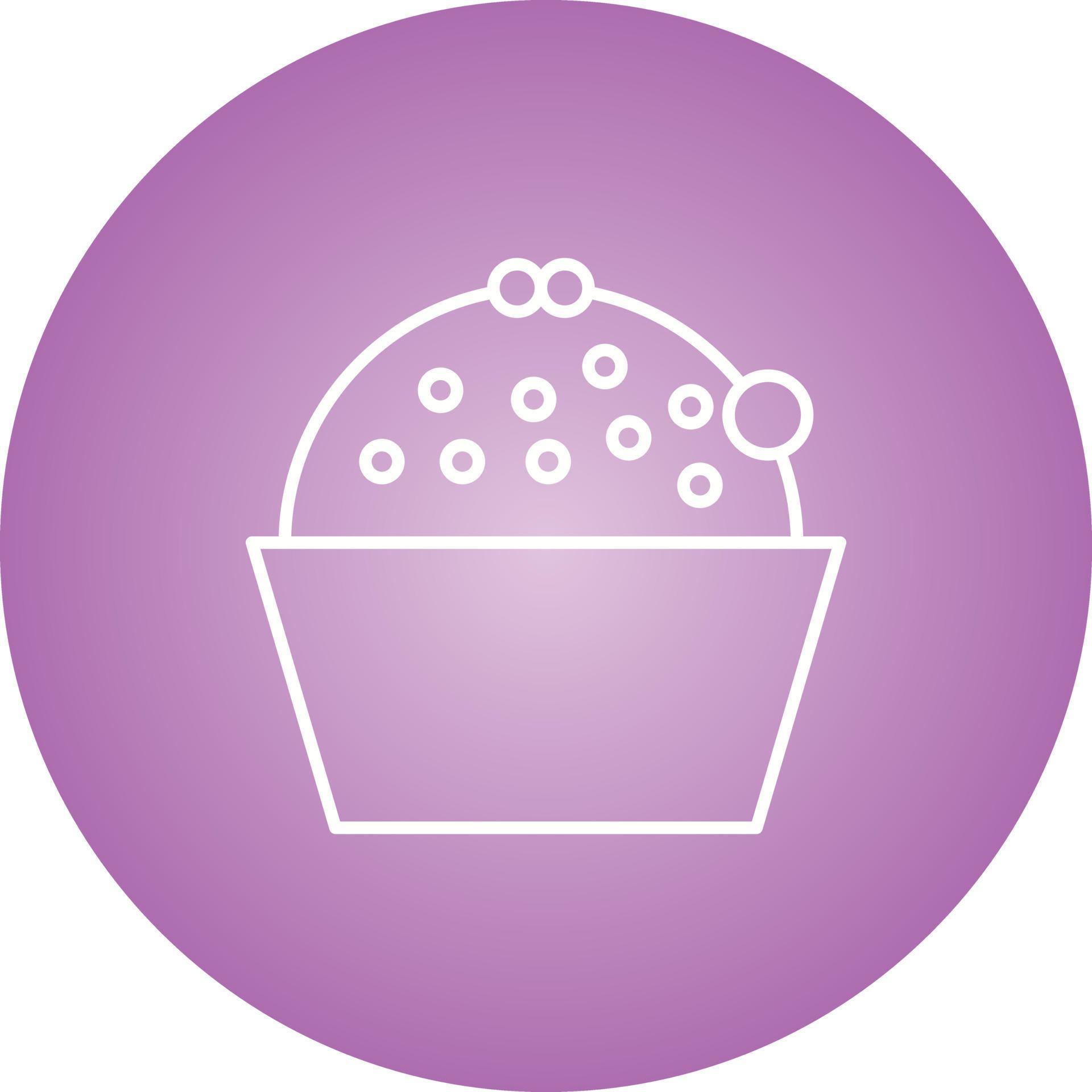 Unique Cup Cake Vector Line Icon 16314630 Vector Art At Vecteezy