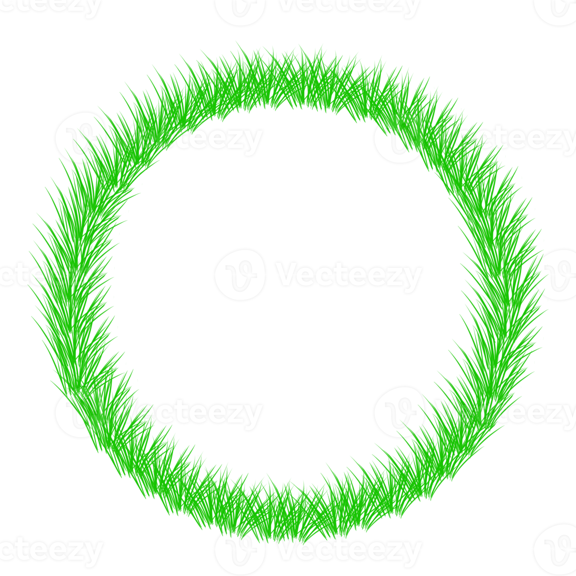Grass Round Frame For Christmas 16316356 Png