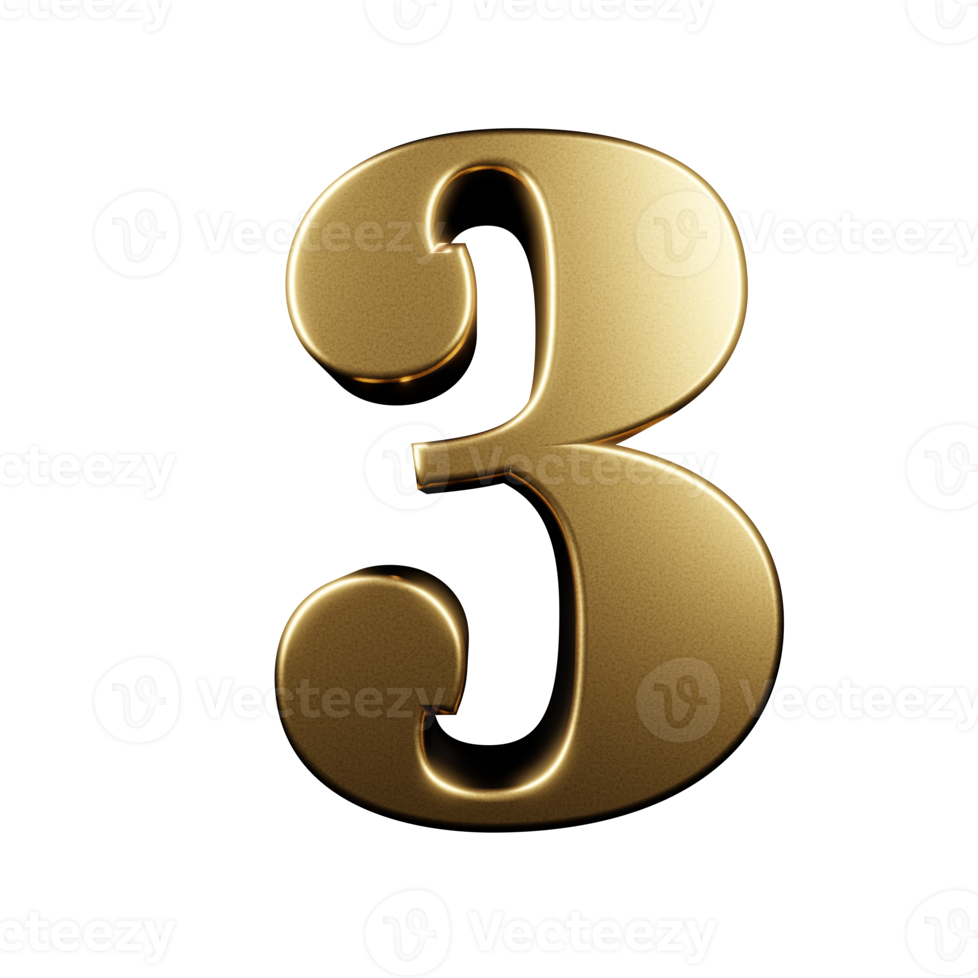 luxury text effect number 3. 3d render 16316721 PNG luxury text effect number 3. 3d render 16316721 PNG