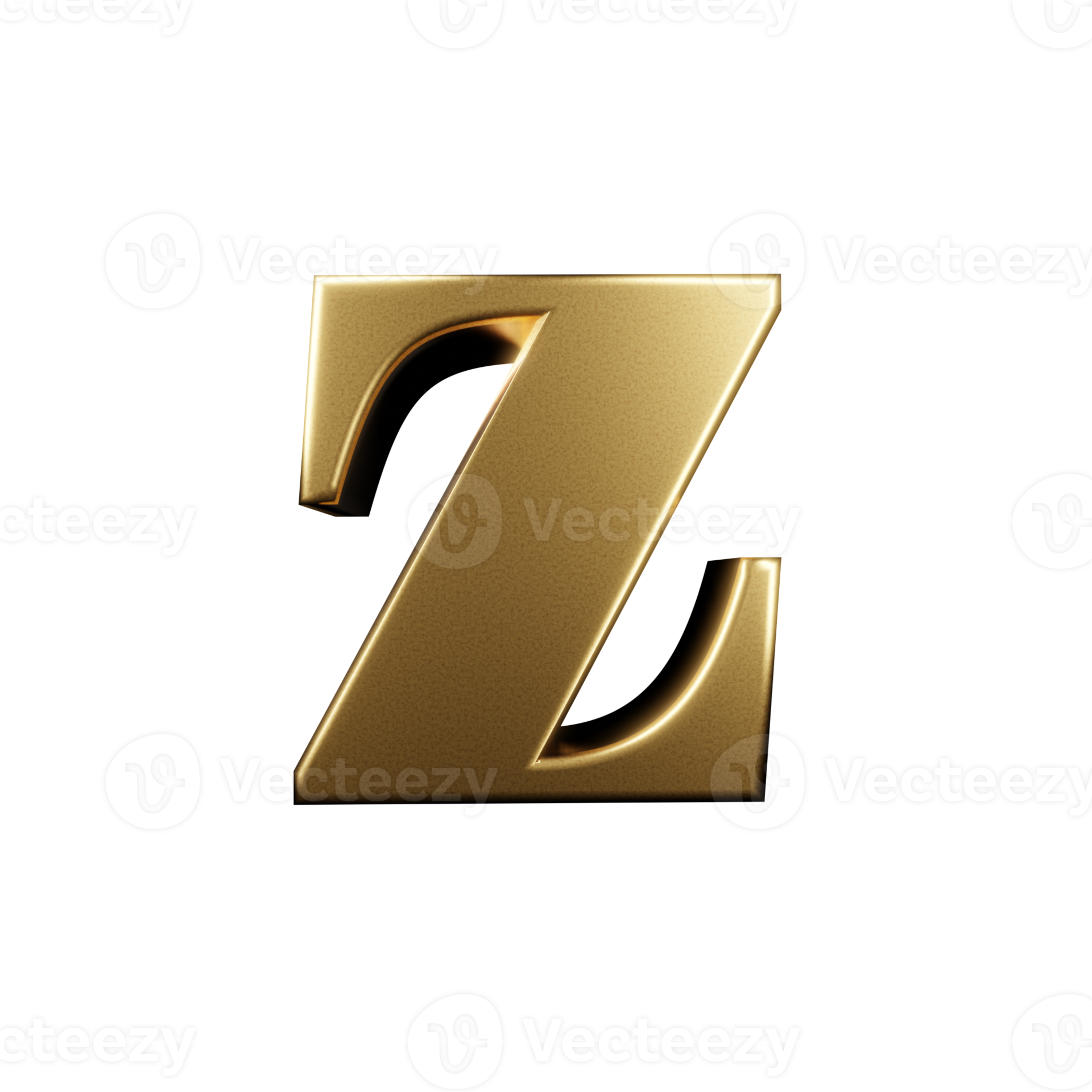 Luxury Text Effect Letter Z 3d Render 16316874 Png
