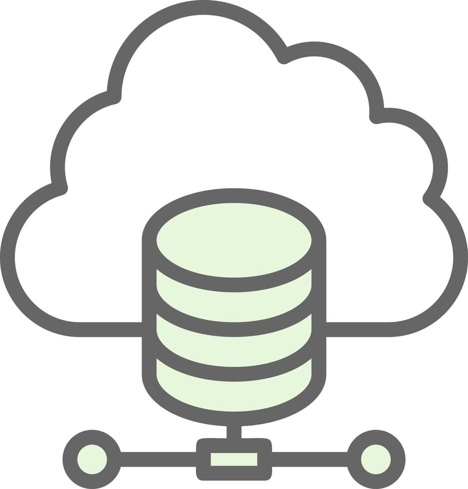 Cloud Database Vector Icon Design 16319929 Vector Art at Vecteezy