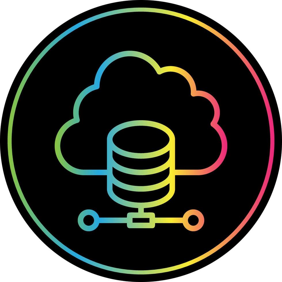 Cloud Database Vector Icon Design 16321005 Vector Art At Vecteezy