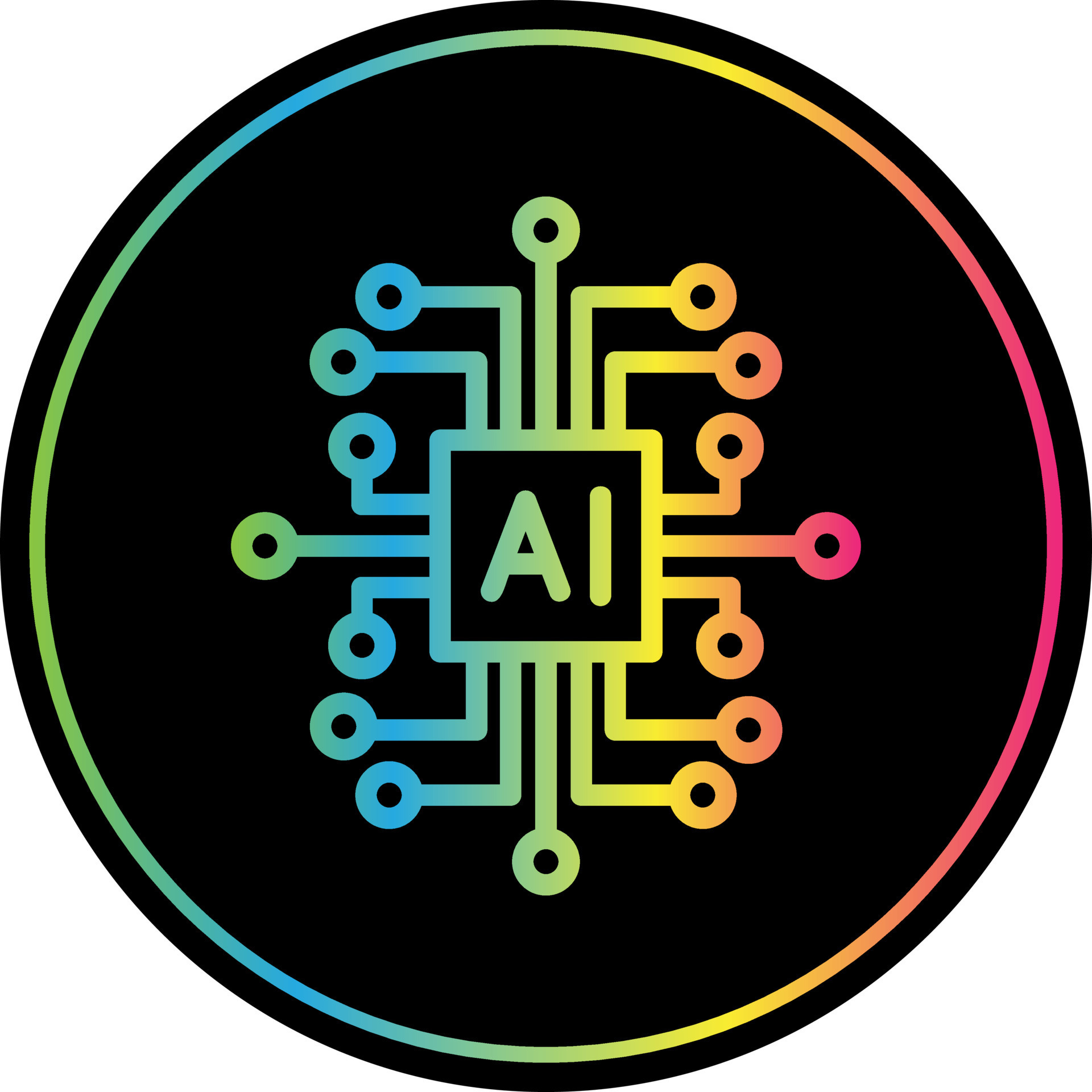 Artificial Intelligence Vector Icon Design 16321017 Vector Art At Vecteezy