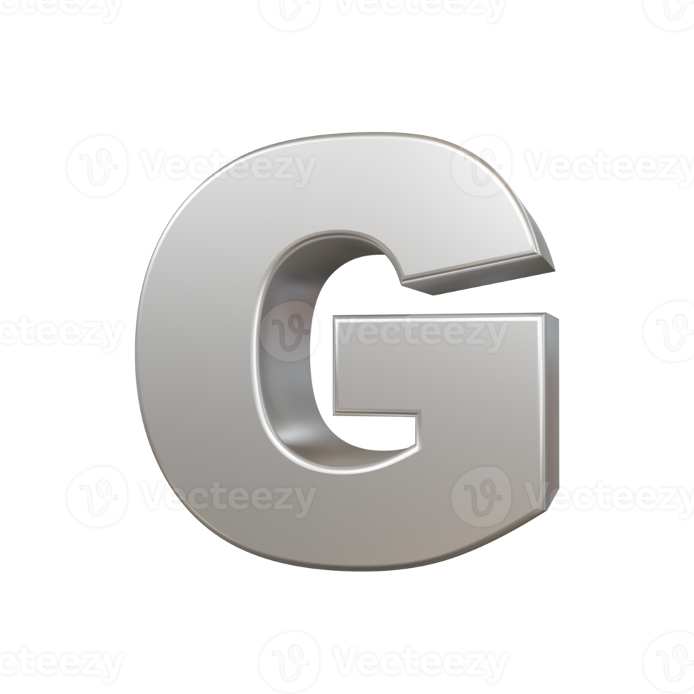 Letra G 3d
