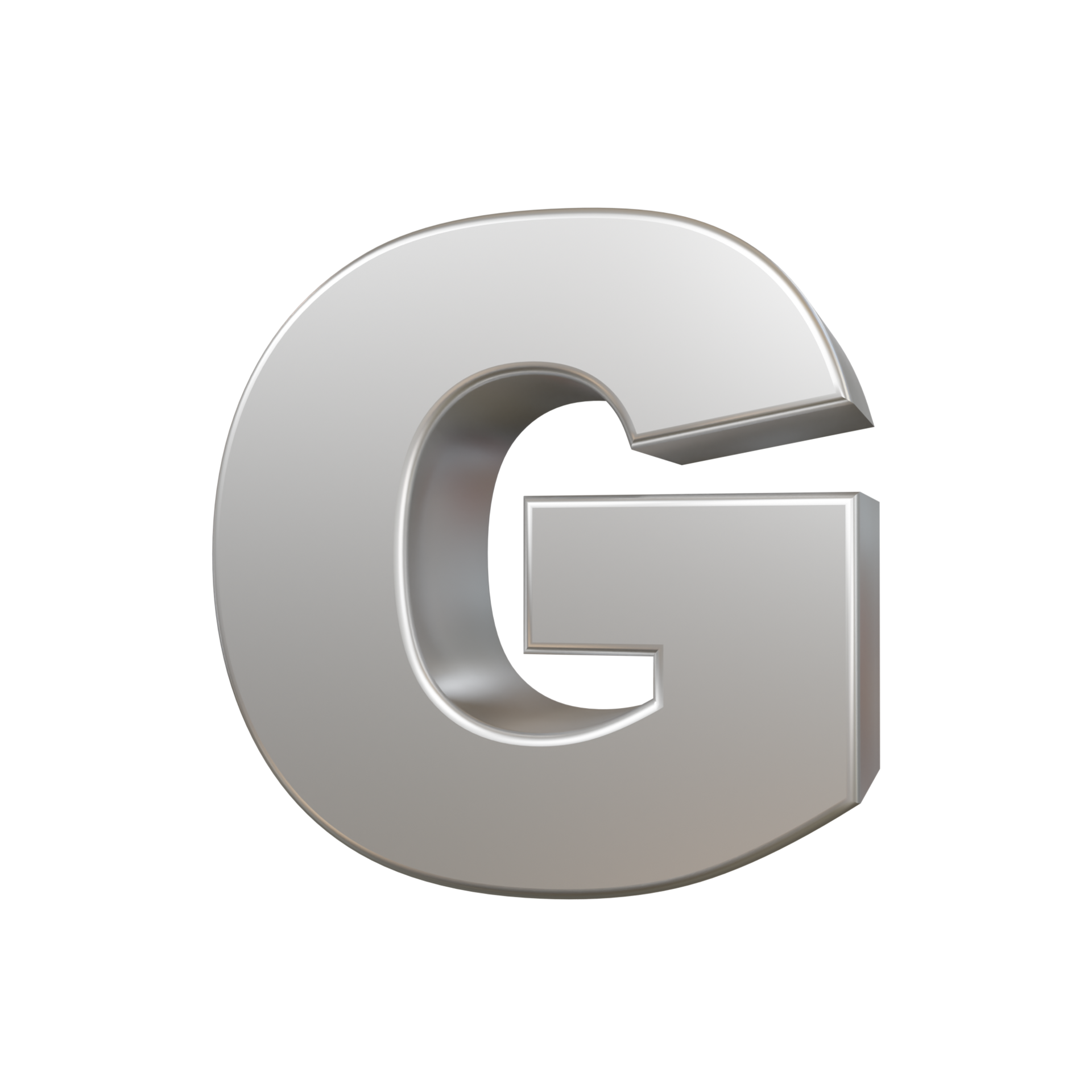 steel text effect letter G. 3d render 16325852 PNG steel text effect letter G. 3d render 16325852 PNG