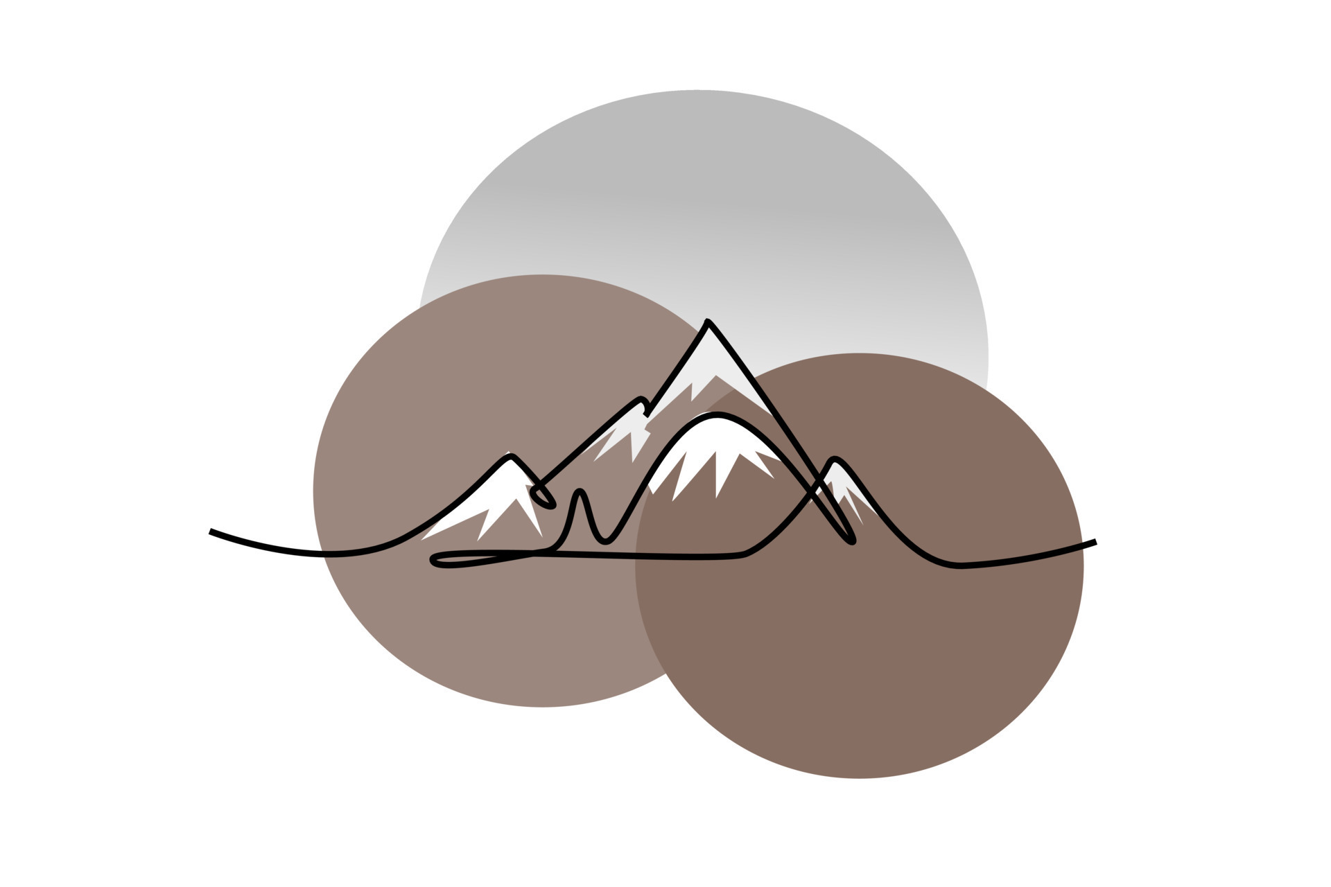Mountain landscape continuous one line vector drawing. 16326496 Vector ... Mountain landscape continuous one line vector drawing. 16326496 Vector ...