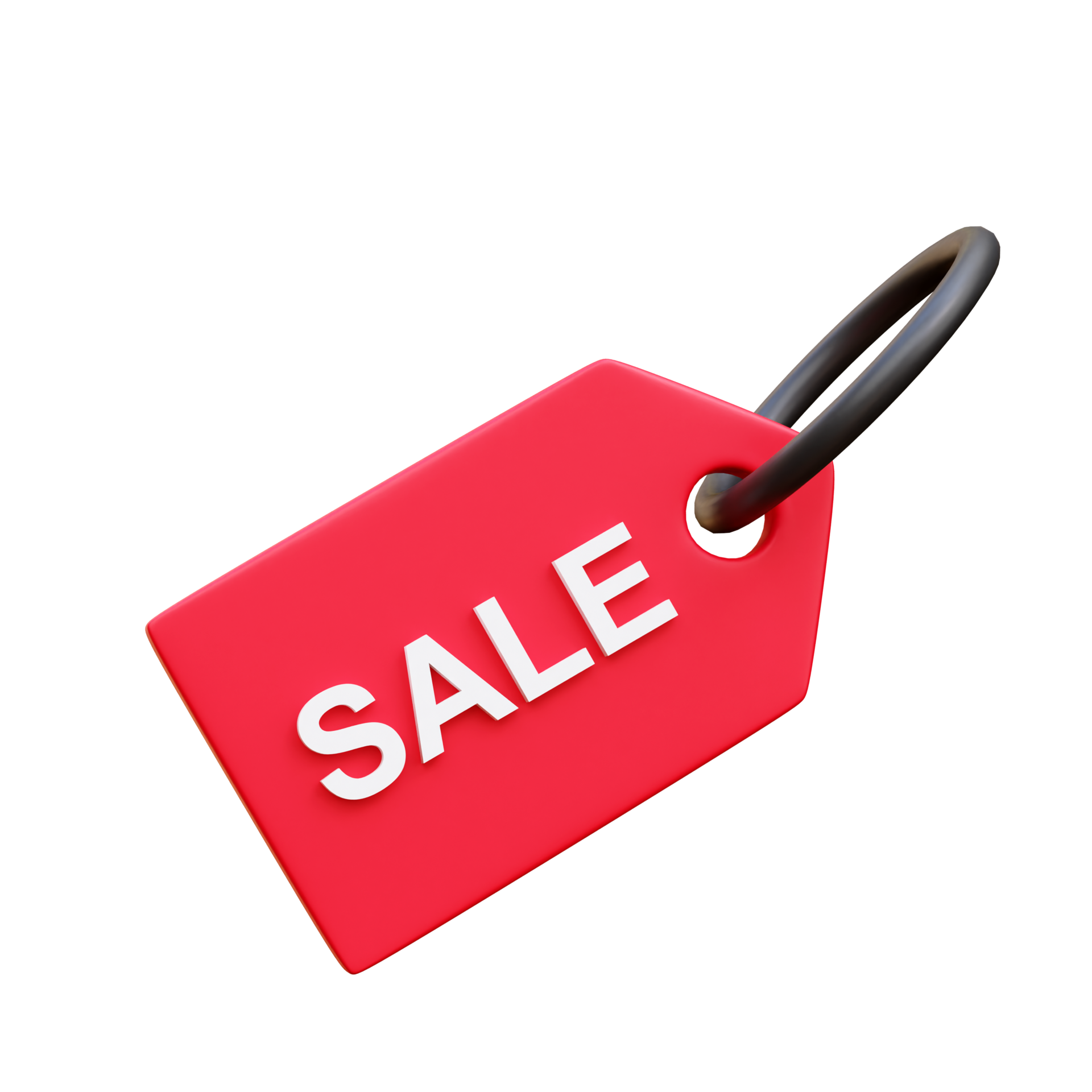 Sale tag 3d icon render illustration 16327483 PNG