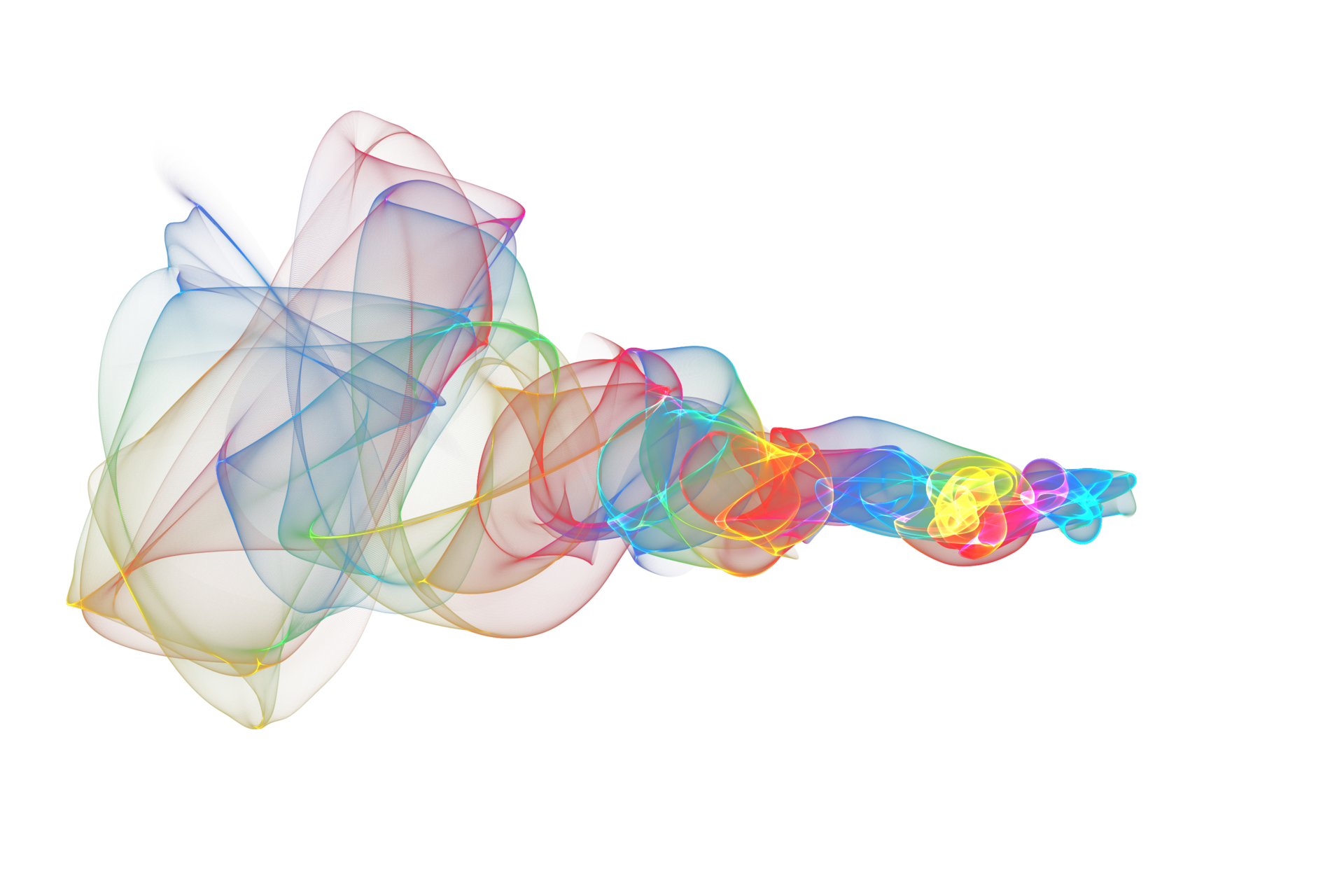 Free Abstract Colorful Wave Flowing Isolated Background Design 16328219
