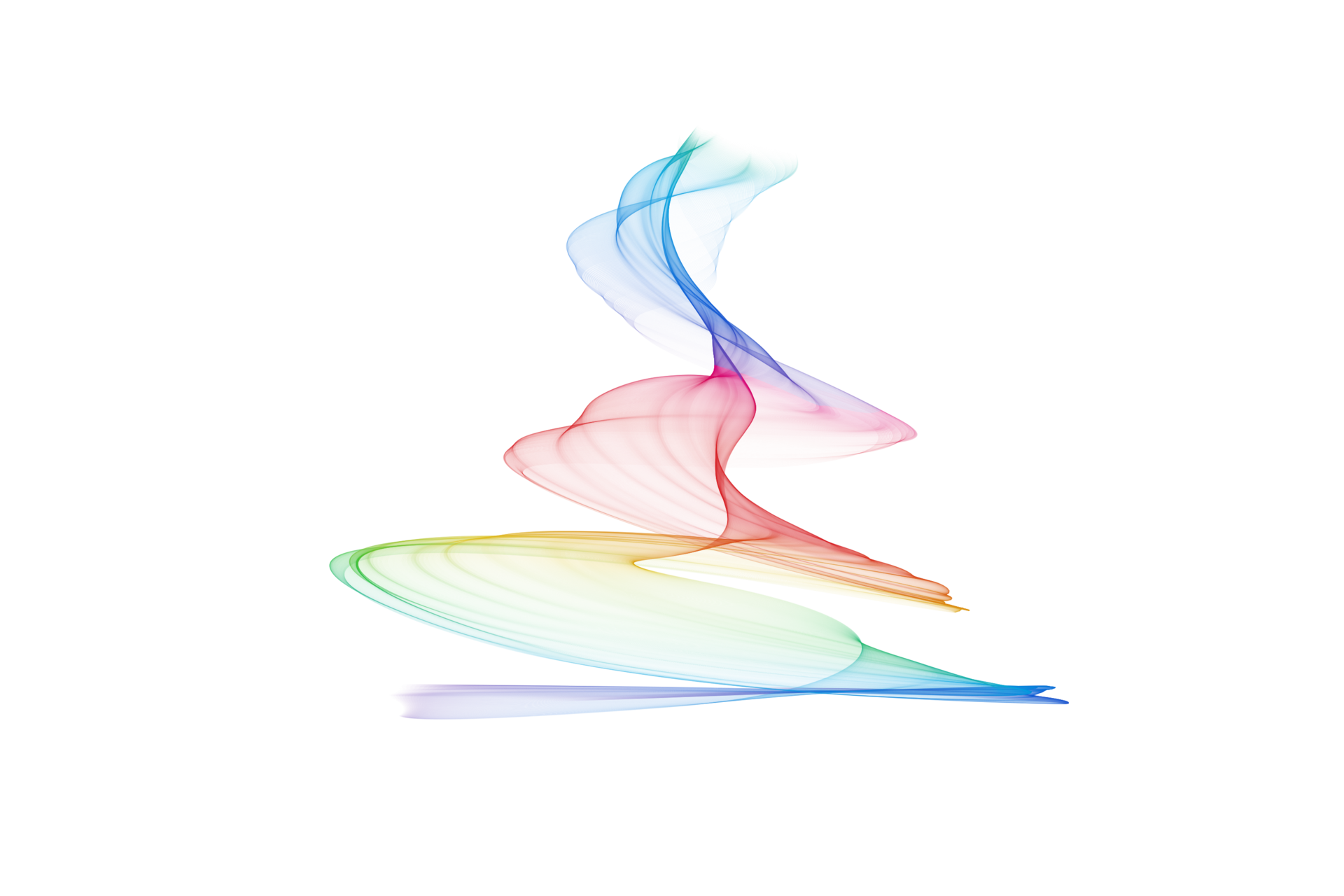 Abstract Colorful Wave Flowing Isolated Background Design 16328222 Png