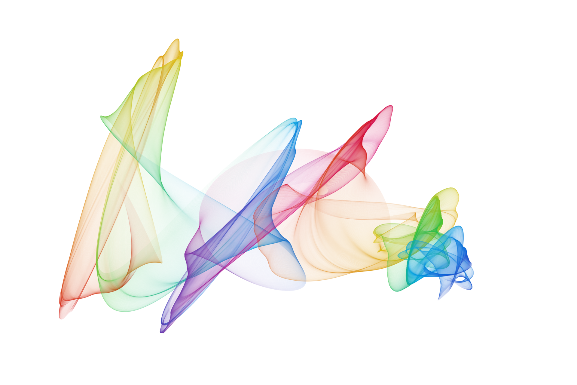 Abstract Colorful Wave Flowing Isolated Background Design 16328271 Png