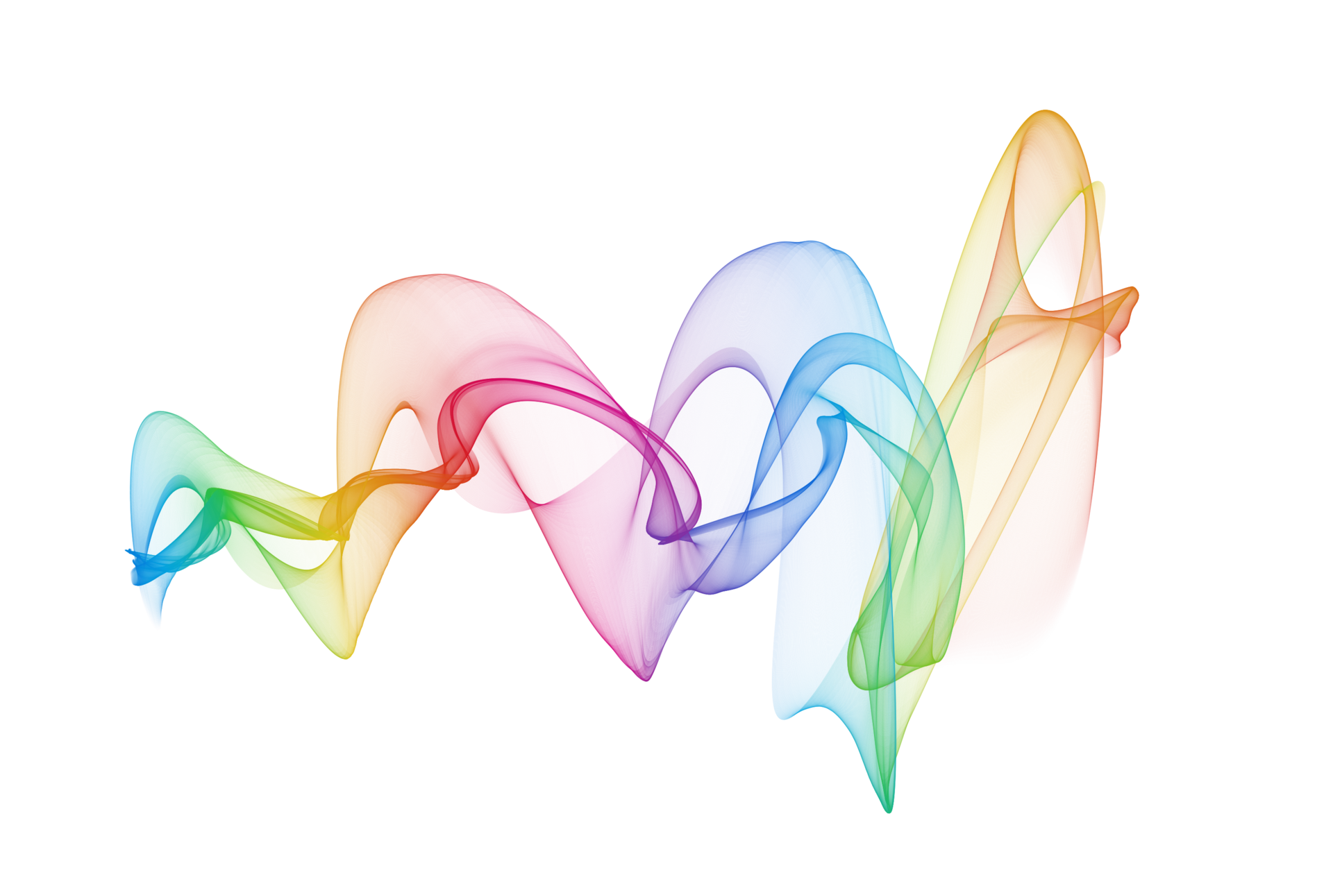 Abstract Colorful Wave Flowing Isolated Background Design 16328352 Png