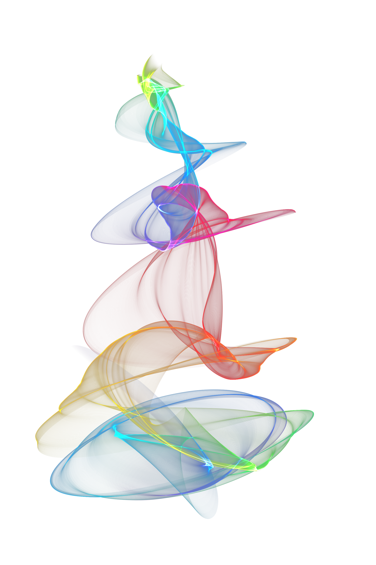 Free Abstract Colorful Wave Flowing Isolated Background Design 16328355