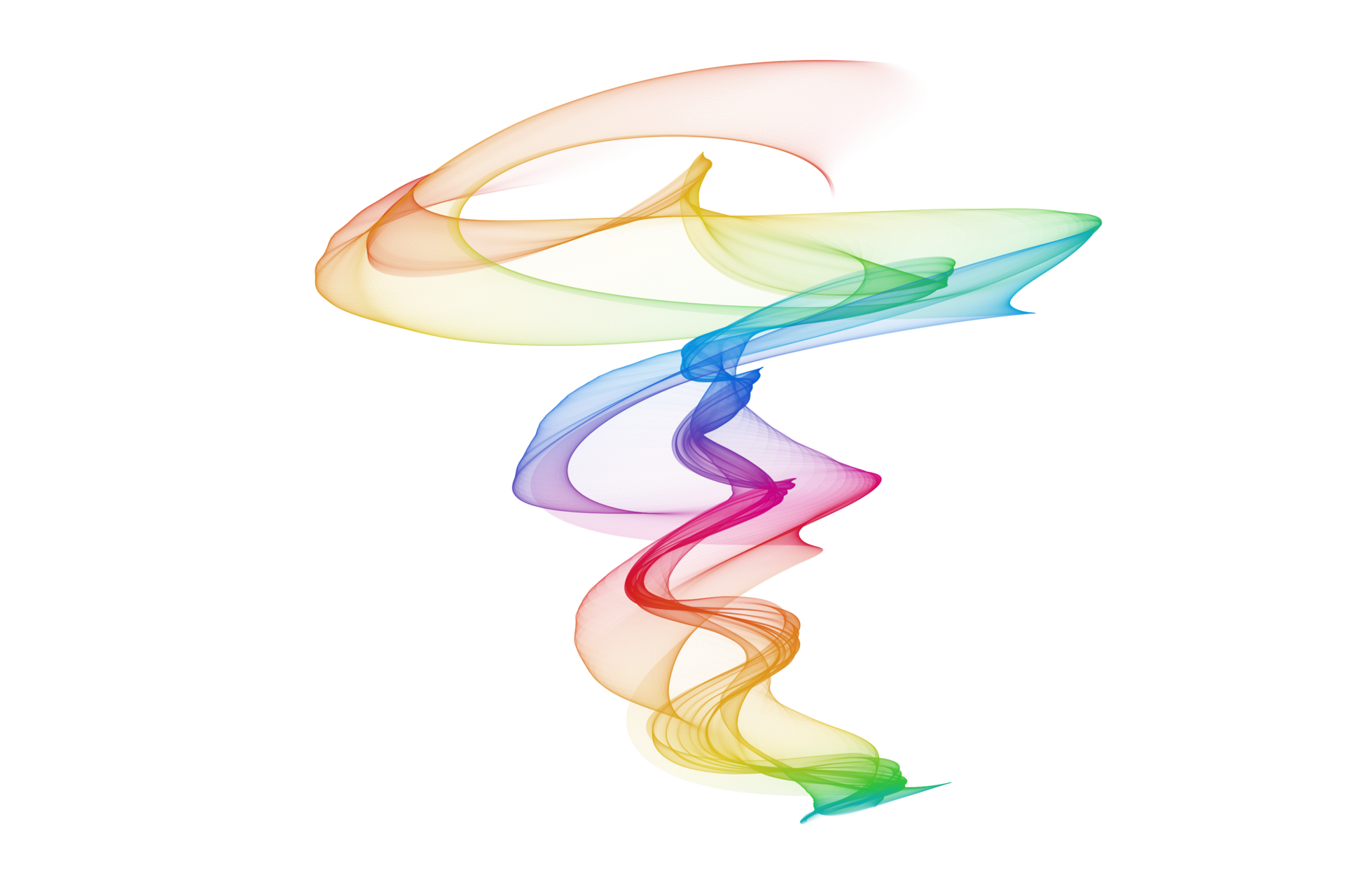 Abstract Colorful Wave Flowing Isolated Background Design 16328359 Png