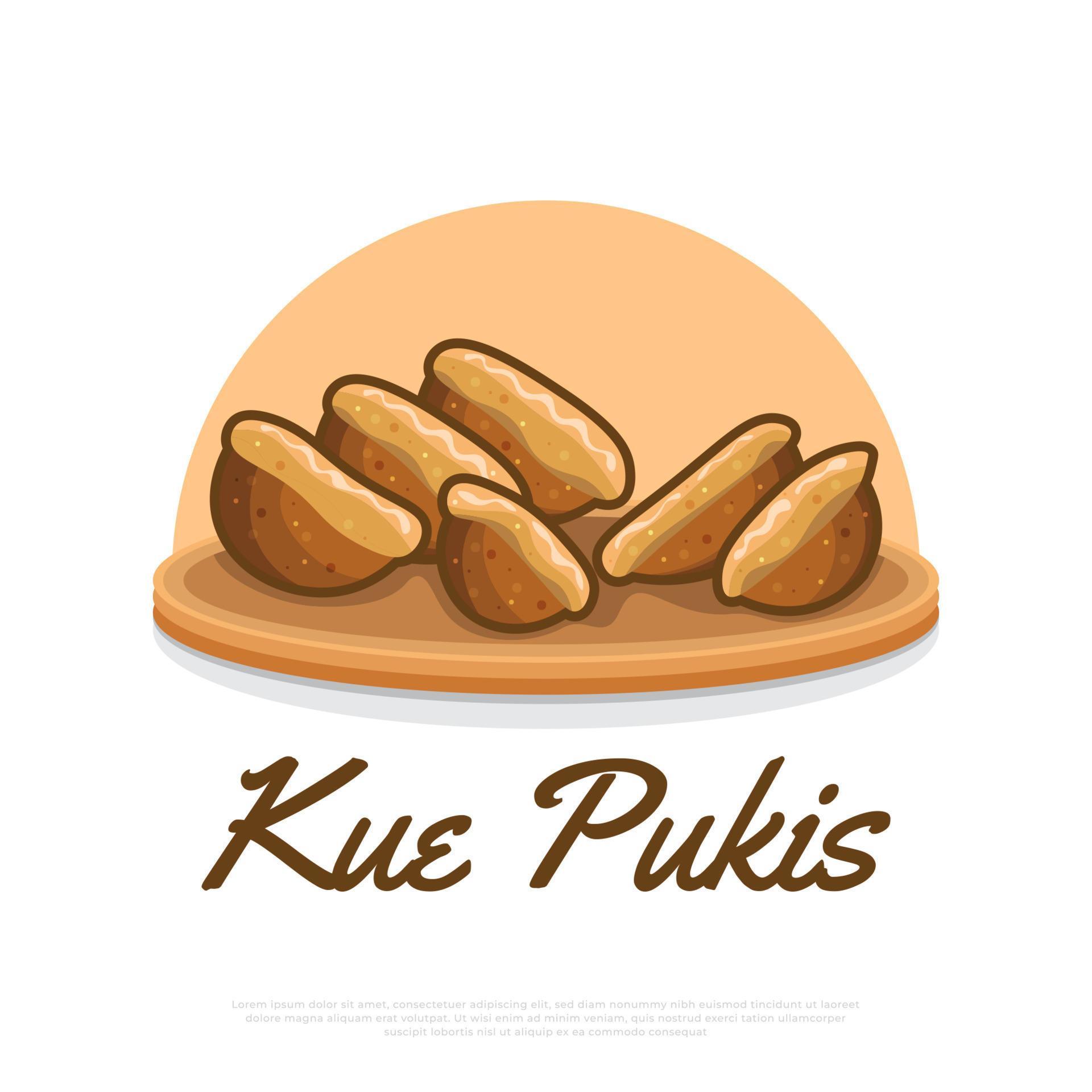 Illustration Of Kue Pukis Indonesian Traditional Cake 16329285 Vector Art At Vecteezy