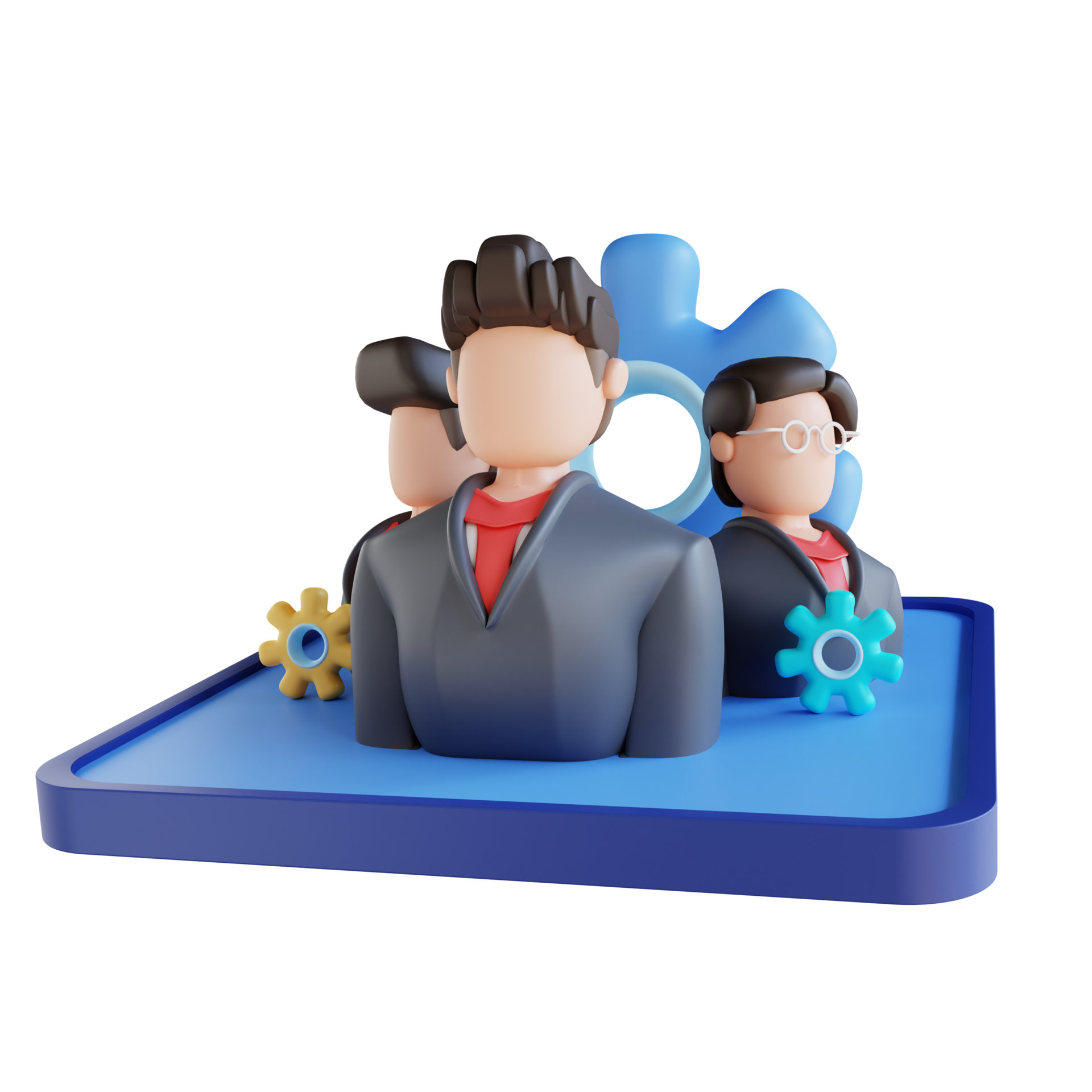3D illustration team management 16329793 PNG 3D illustration team management 16329793 PNG