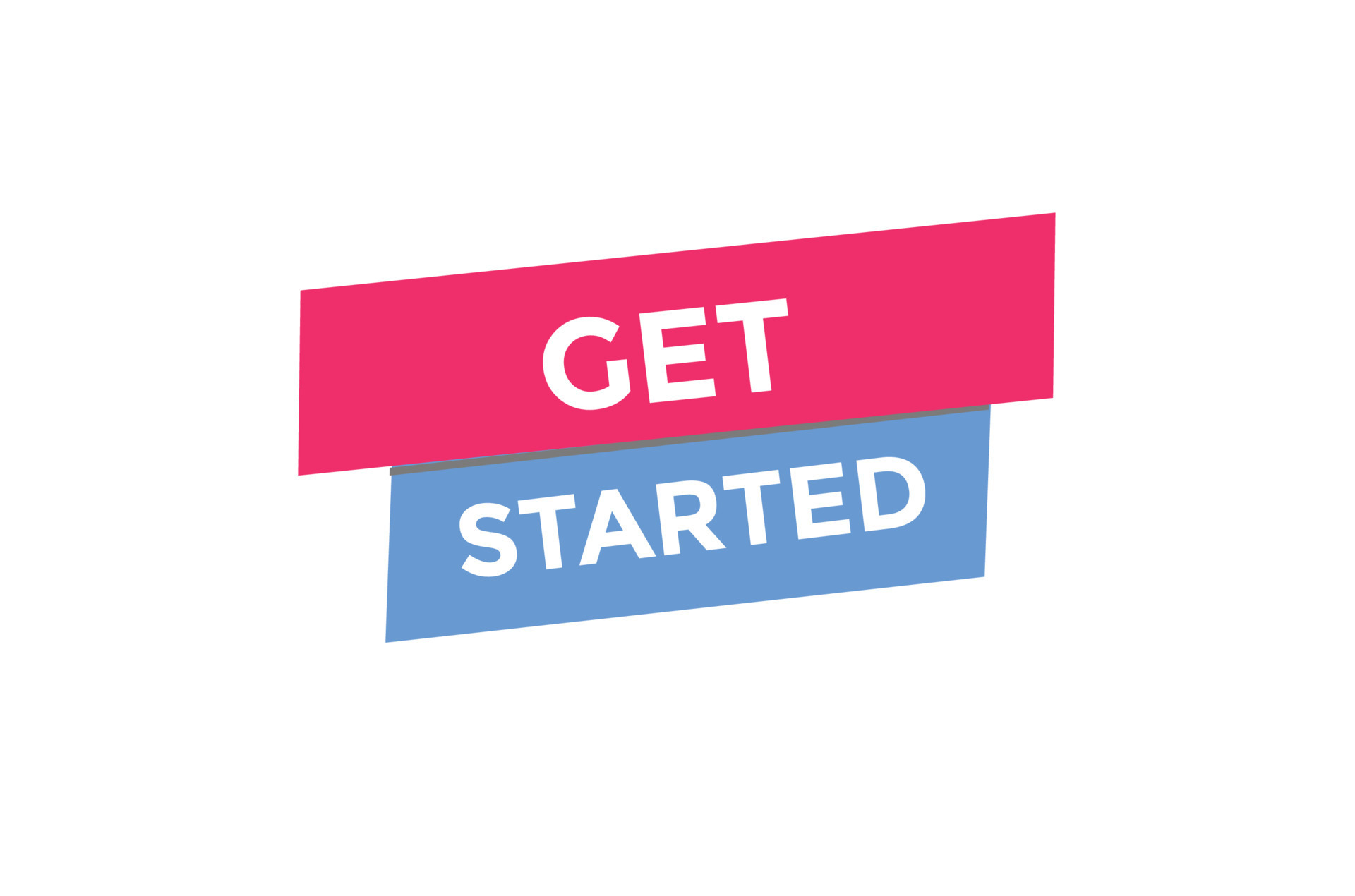 Get started button web banner templates. Vector Illustration 16331048 ...